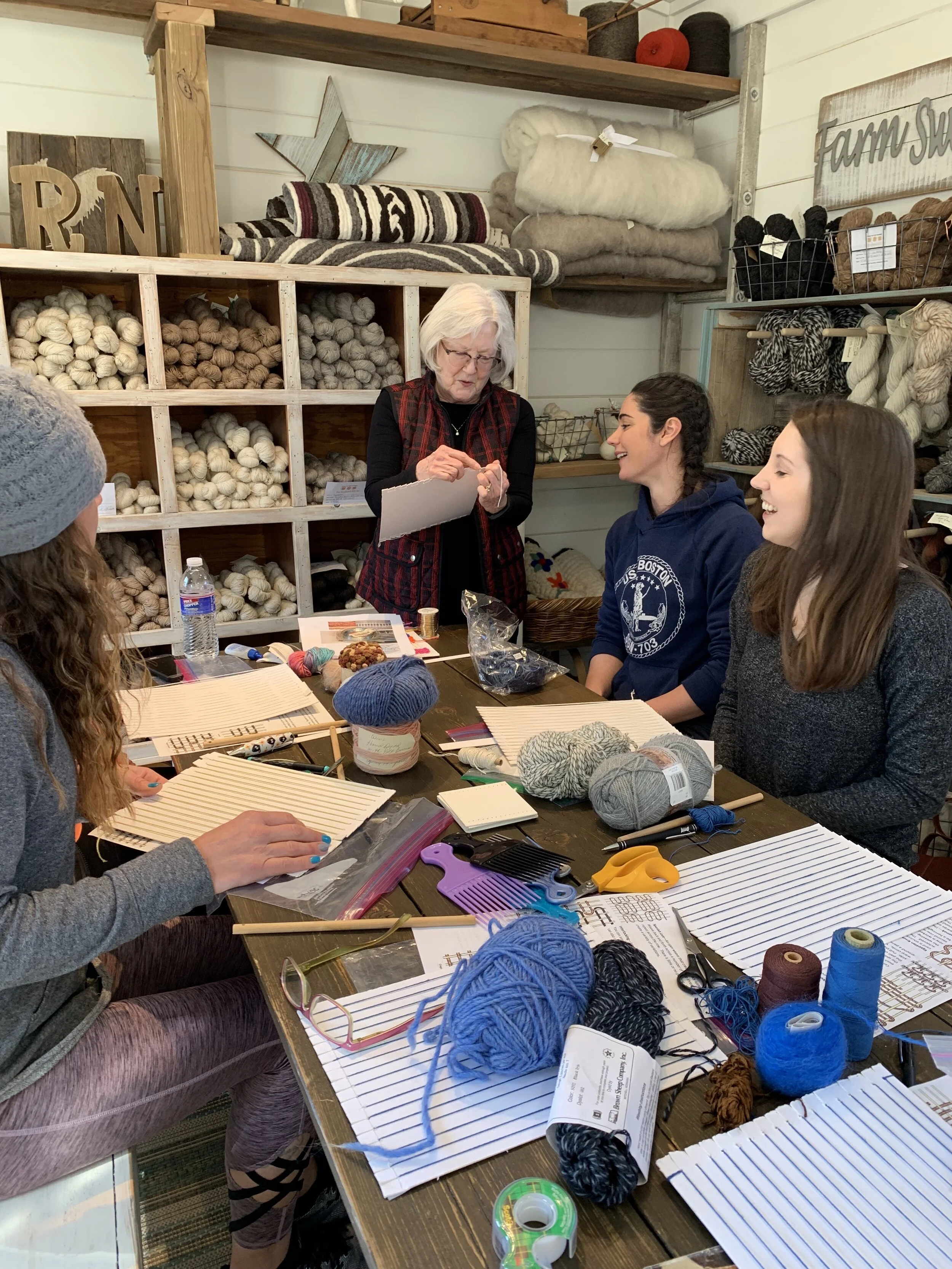 Classes and Events — WoolWorks,etc...