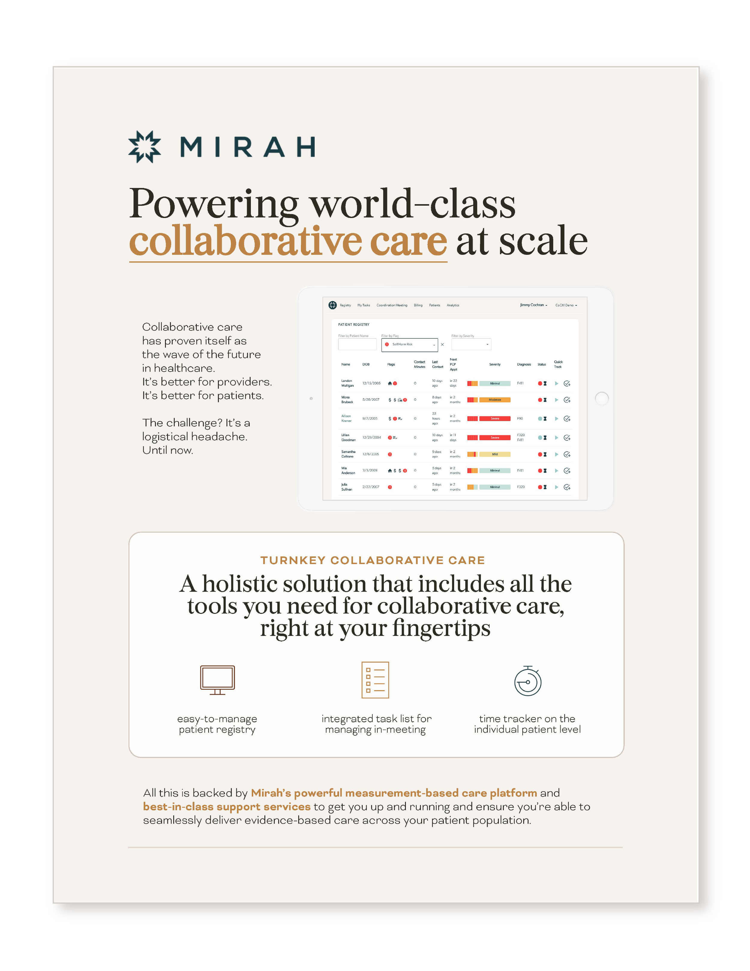Collaborative Care with Mirah | Mirah