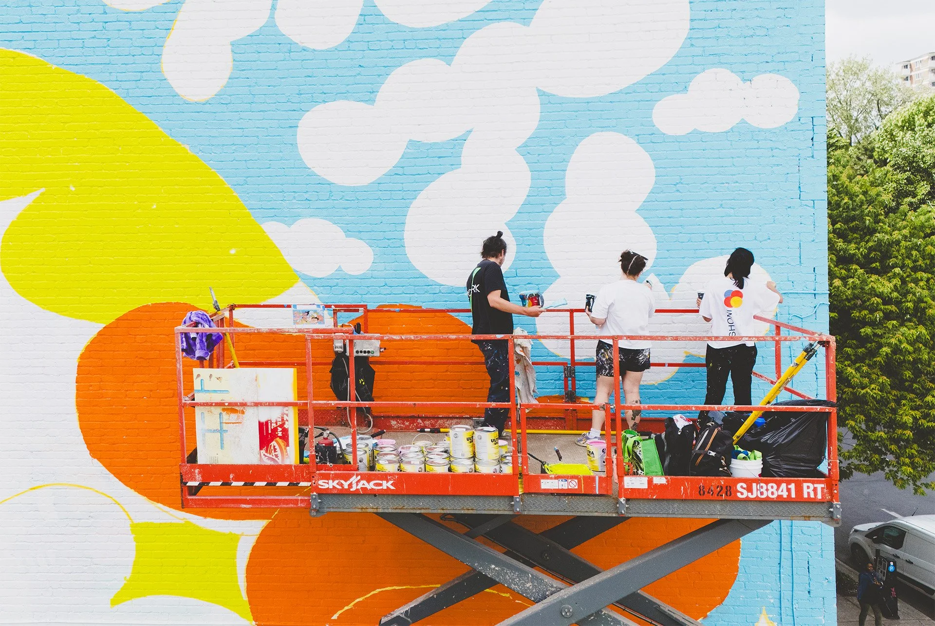 Murals and Installations — La Charbonne | Illustration