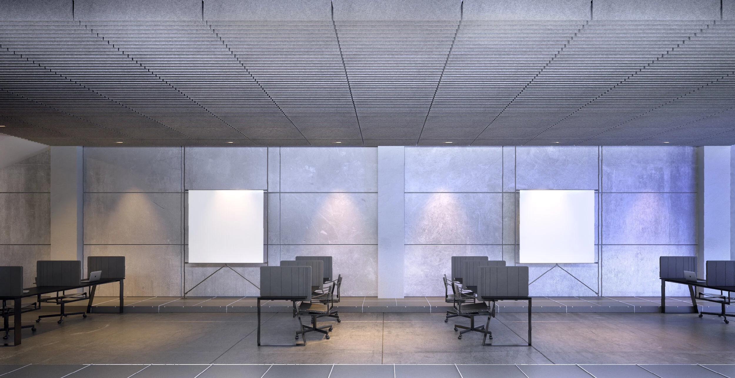 Halo Ceiling Fins — Cre8 Sound Design