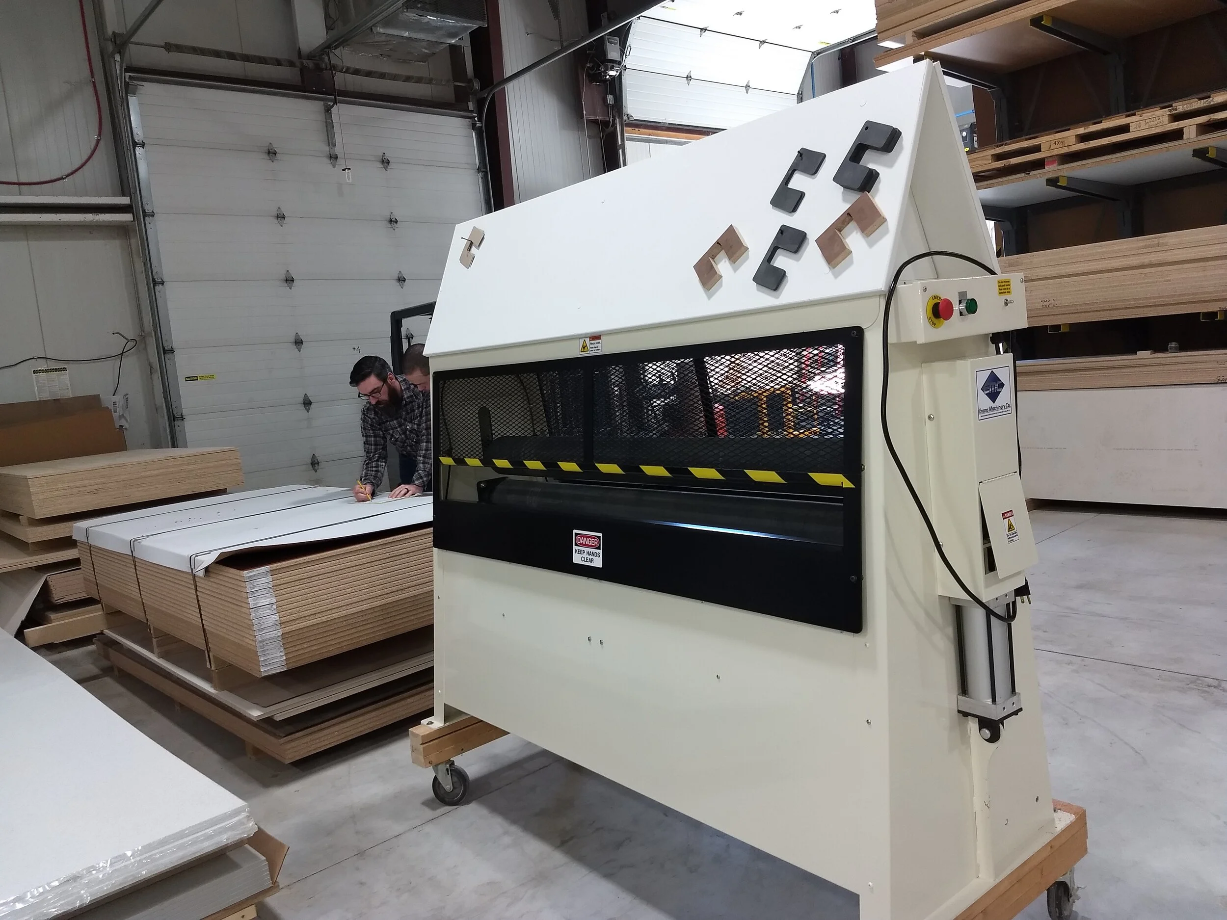 Evans Pinch Roller 62" (Used) 110Volts; 1Ph; 60Hz. — LIMZ MACHINERY GROUP