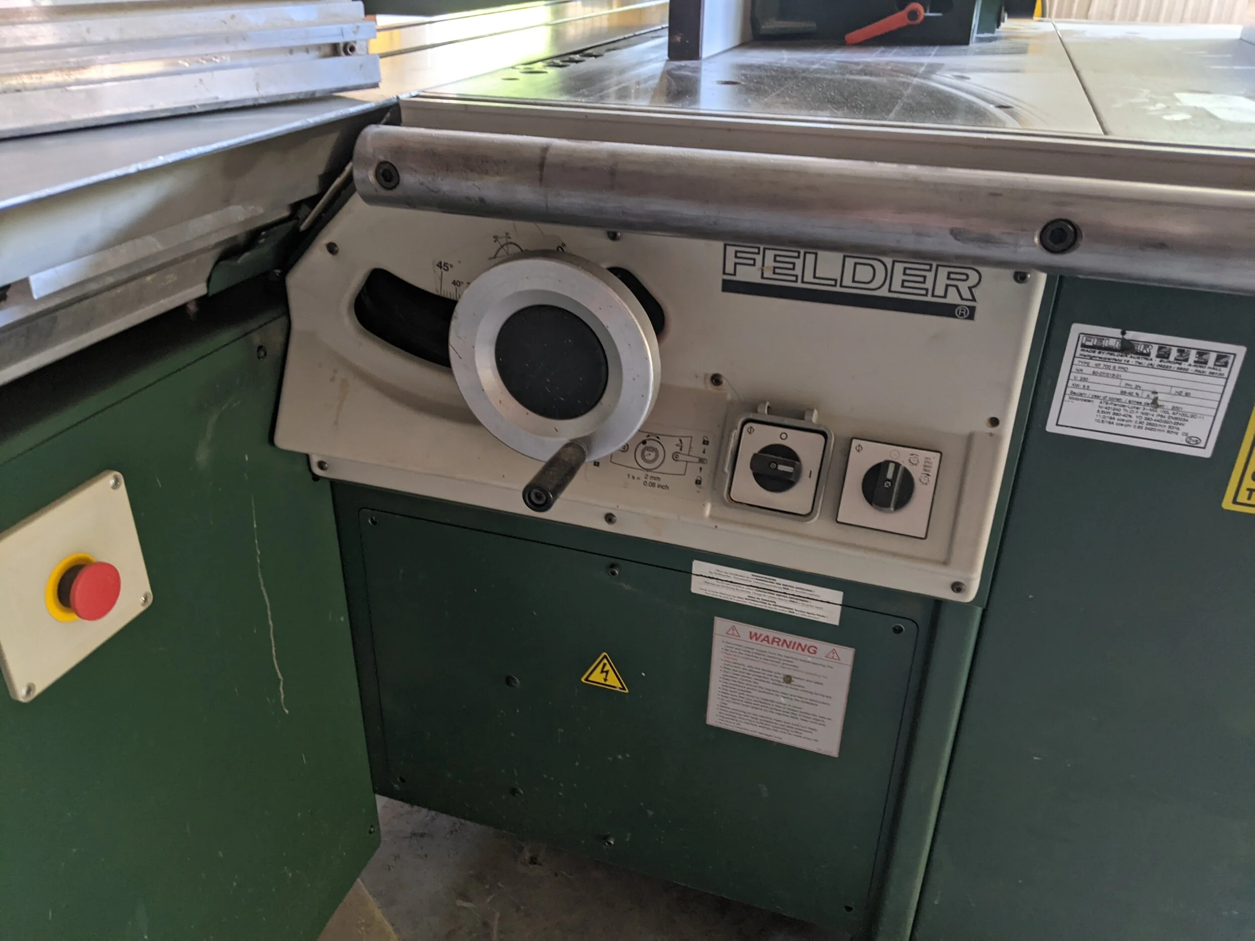 Felder Combo Sliding Saw & Shaper KF700S (Used) 230Volts; 3phase; 60Hz ...