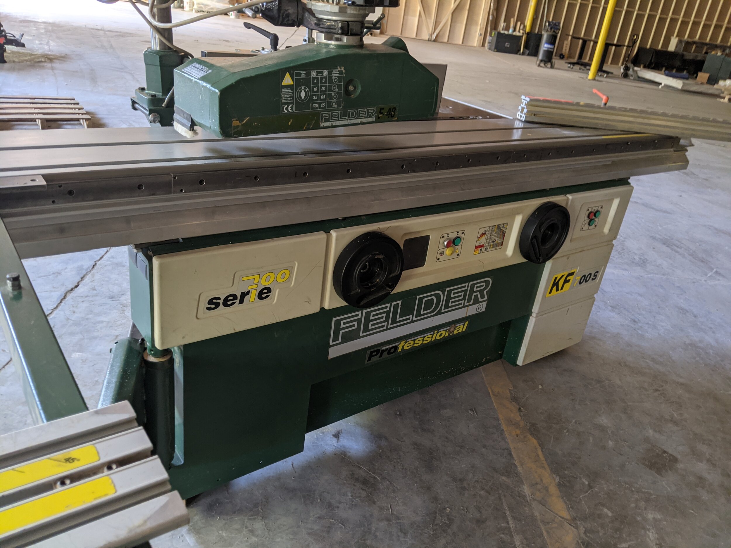 Felder Combo Sliding Saw & Shaper KF700S (Used) 230Volts; 3phase; 60Hz ...