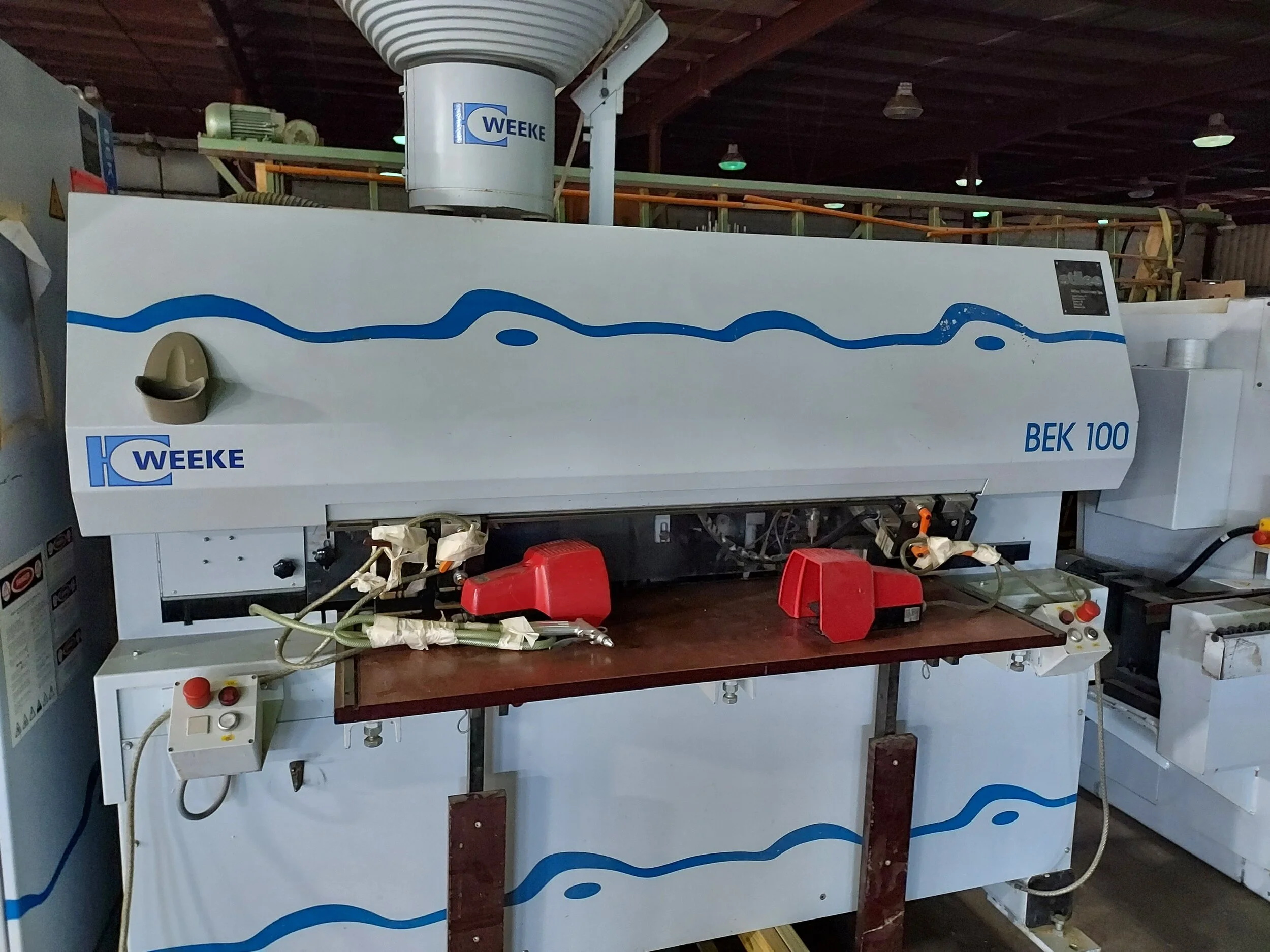 WEEKE DRILL GLUE DOWEL INSERTER (Used) Model: BEK 100; SN: 0-254-13 ...