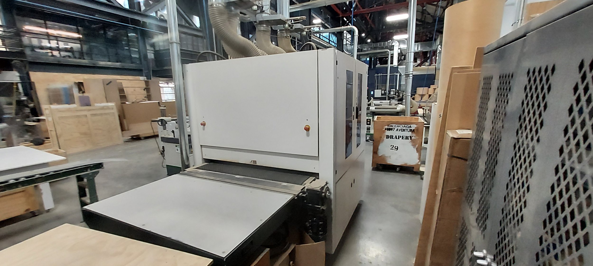 Halsty "136" Wide Belt Sander - 36" Platen Head 1 Phase 220v (Used ...