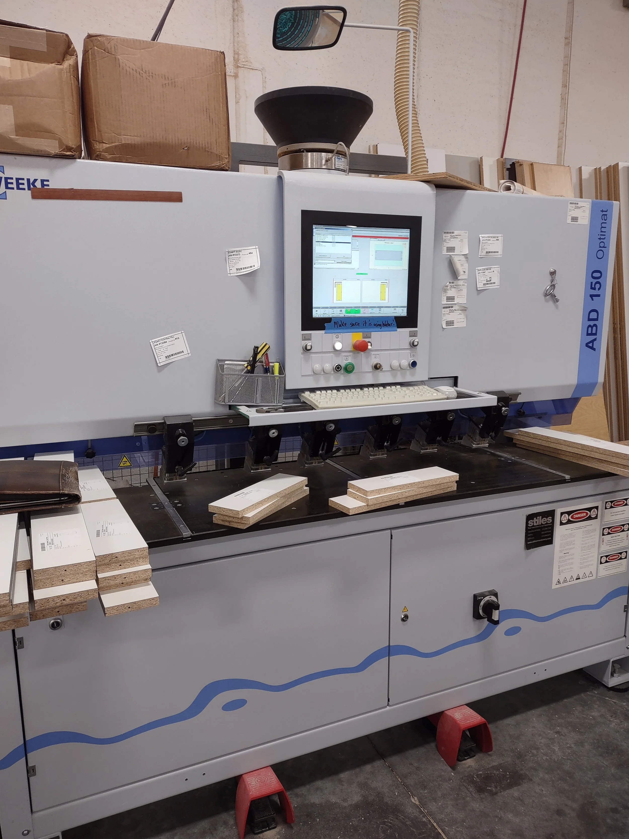 Weeke CNC Point to Point Boring Machine 2005 (Used) — LIMZ MACHINERY GROUP