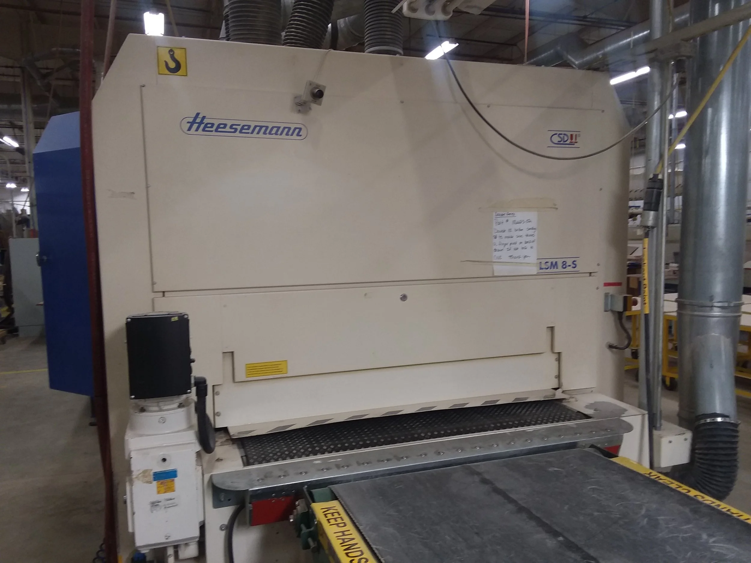 Heesemann 53Inch 4 Head RRRL Wide Belt Sander (Used) — LIMZ MACHINERY GROUP