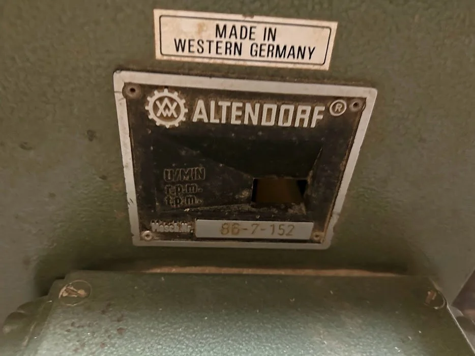 Altendorf F45 1986 (Used) 220Volts — LIMZ MACHINERY GROUP