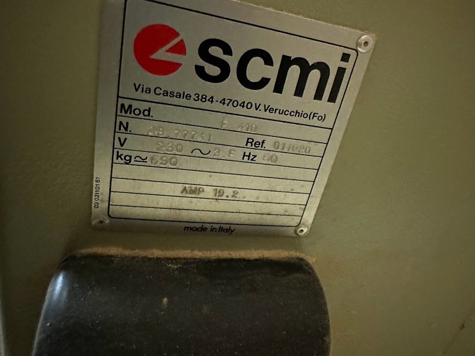 SCMI F410 16" Jointer (Used) — LIMZ MACHINERY GROUP