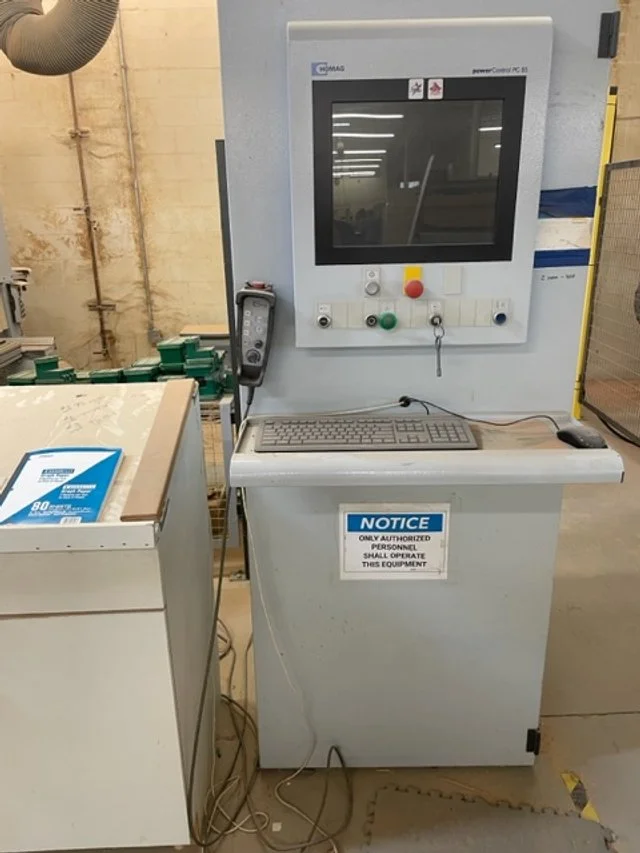 HOMAG CNC Controlled Vertical Processing Center, Model DRILLTEQ V-200 ...