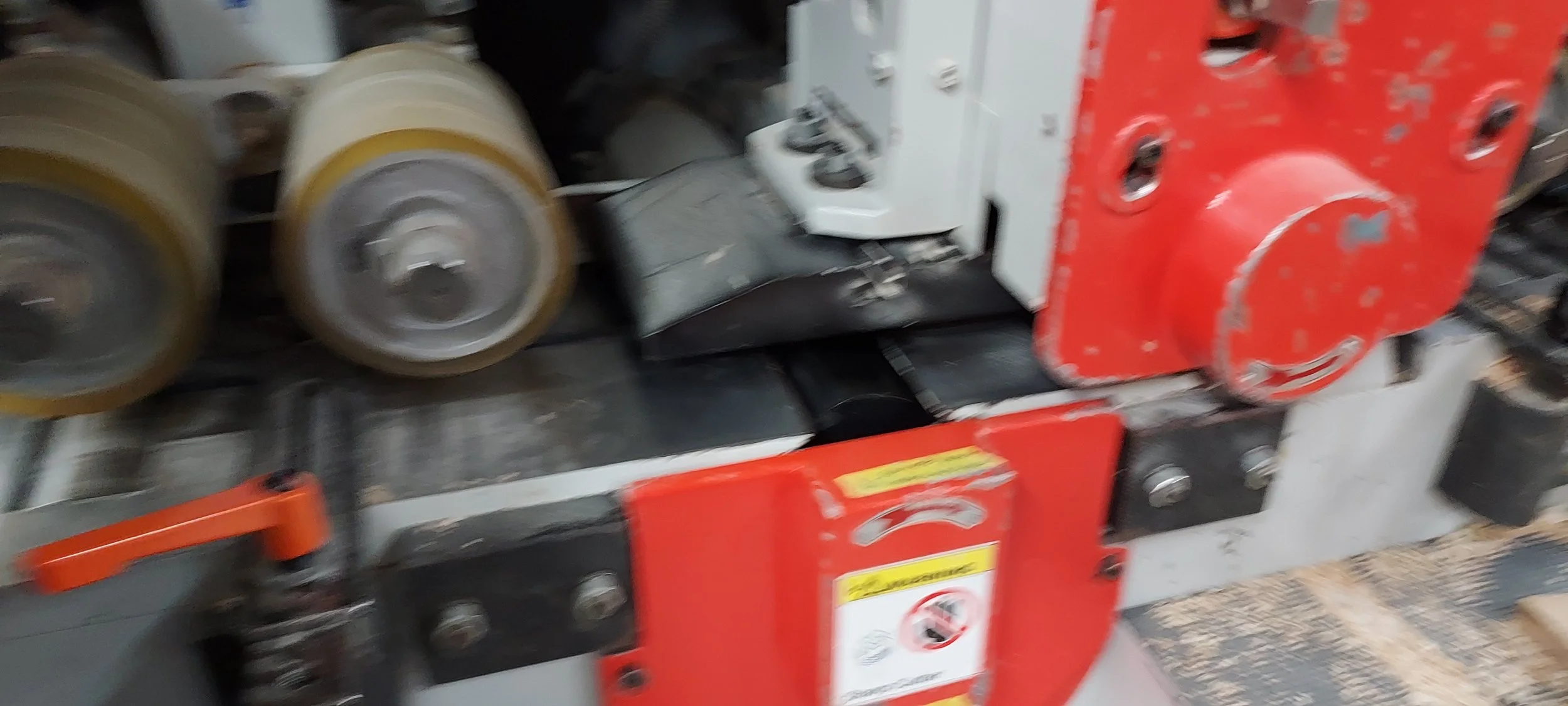 SK Machinery Feed Through Moulder - SK Model KP6-230S - 6-Head. 2006 ...