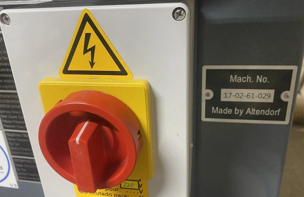 Altendorf WA8 TE 10' Sliding Table Saw 2017 (Used) — LIMZ MACHINERY GROUP