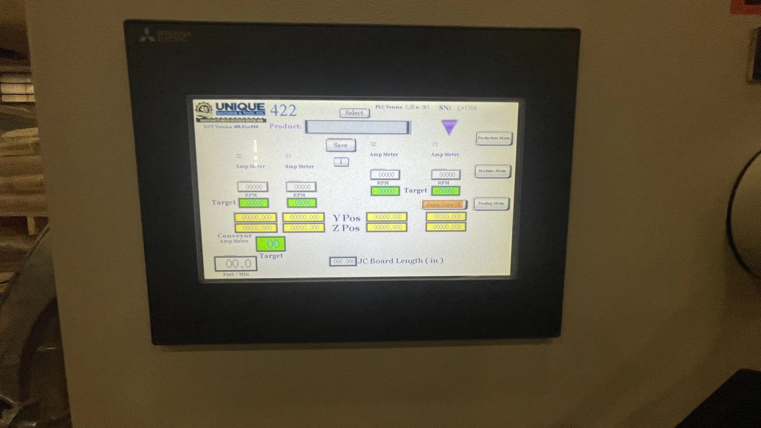 Unique 250 Raised Panel Door machine (Used) Model: 250; SN: 127000 ...