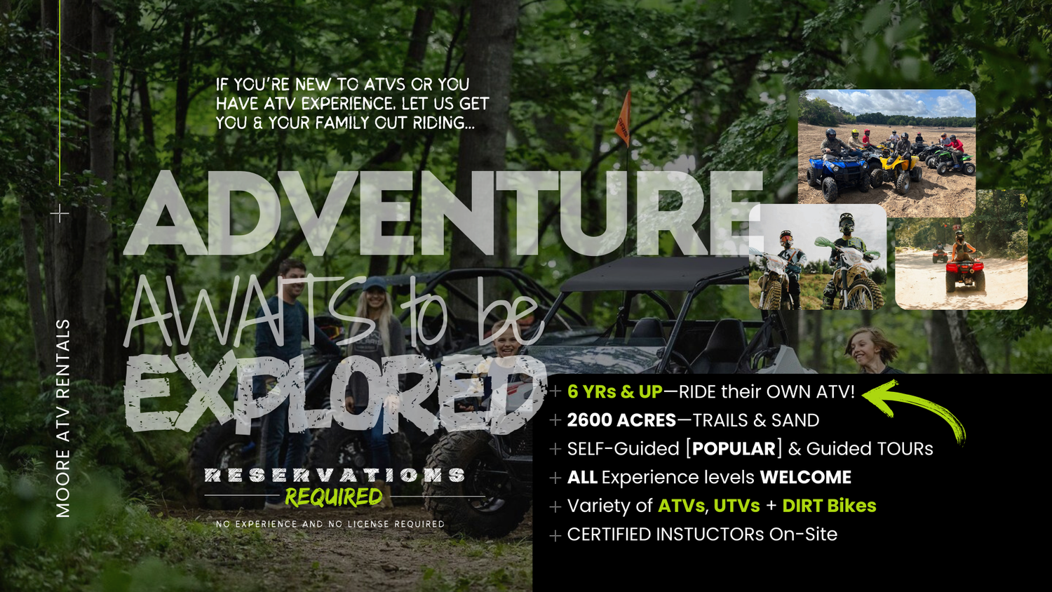 Moore ATV Rentals - Croom Brooksville, FL ATV Rentals