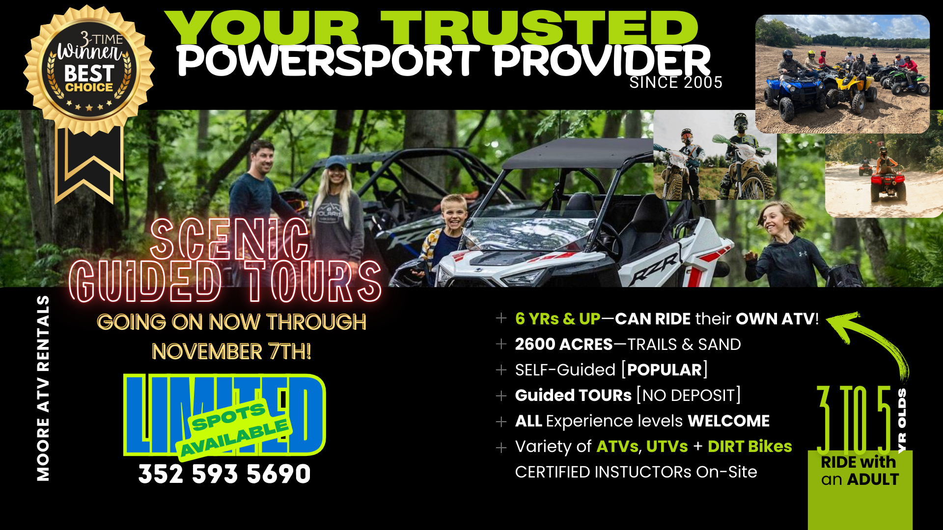 Moore ATV Rentals - Croom Brooksville, FL ATV Rentals