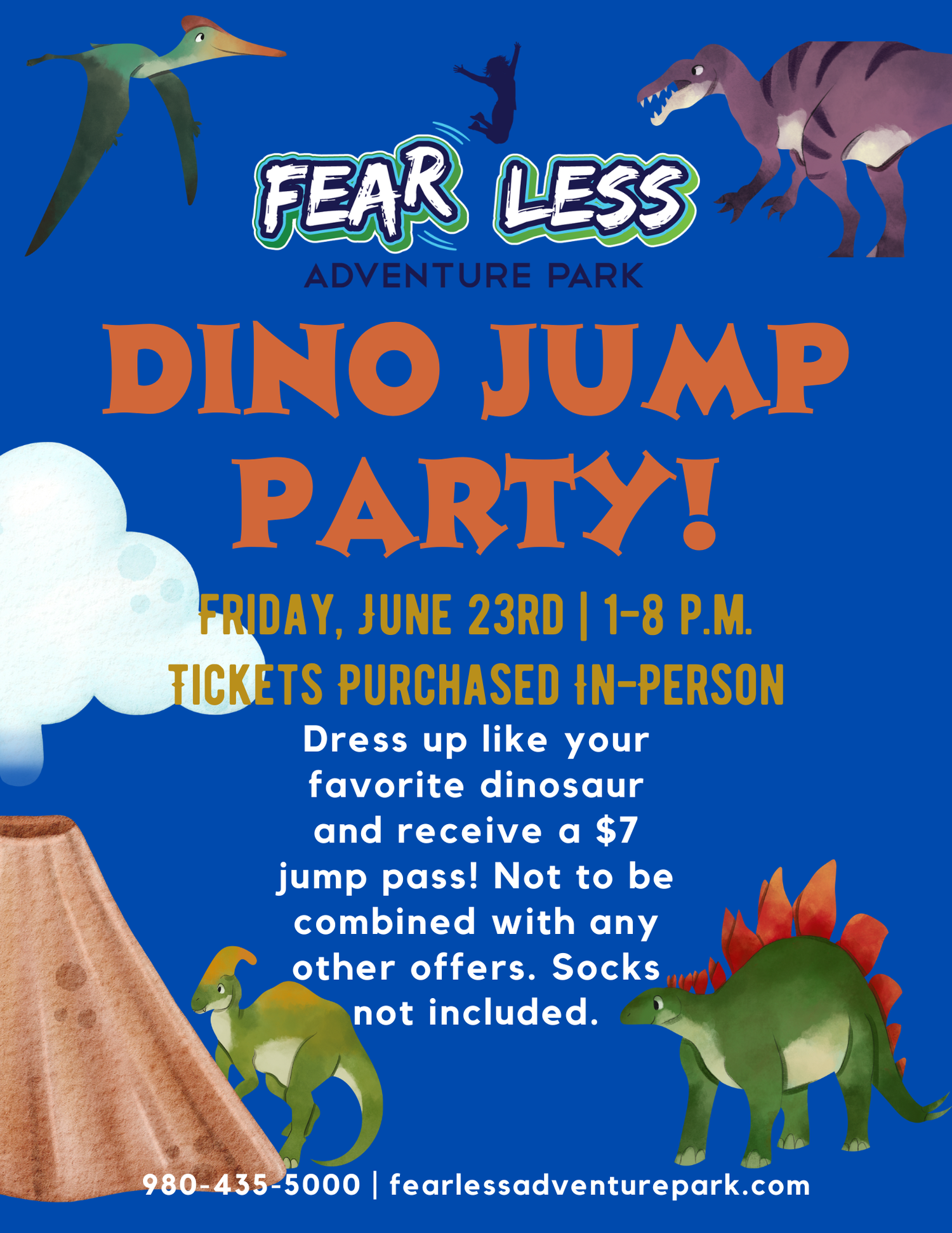 Dino Jump Party — Fearless Adventure Park