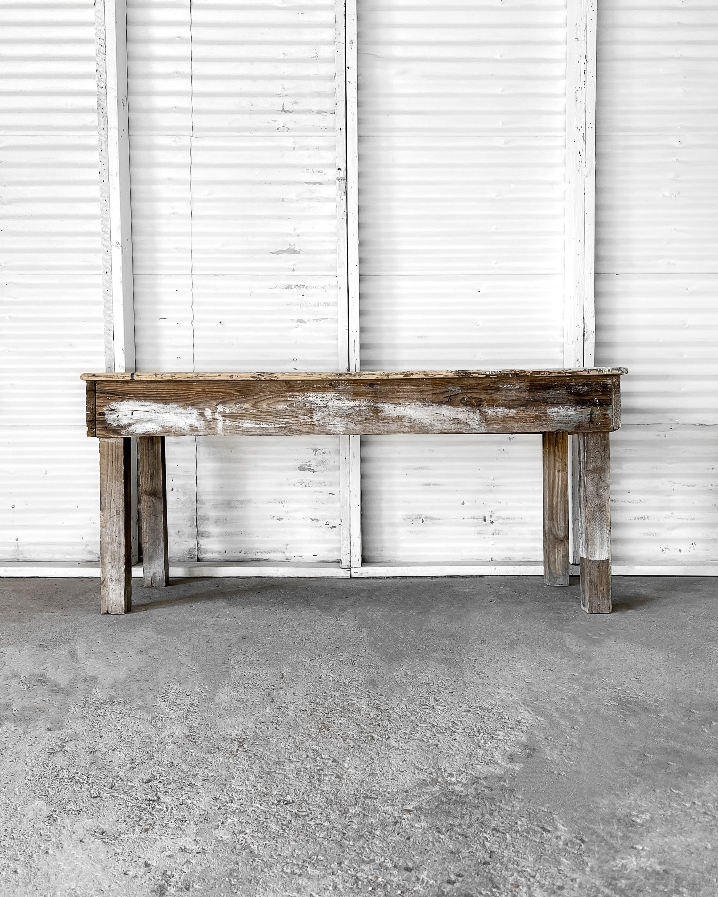 Painter's Workshop Console Table — East End Salvage