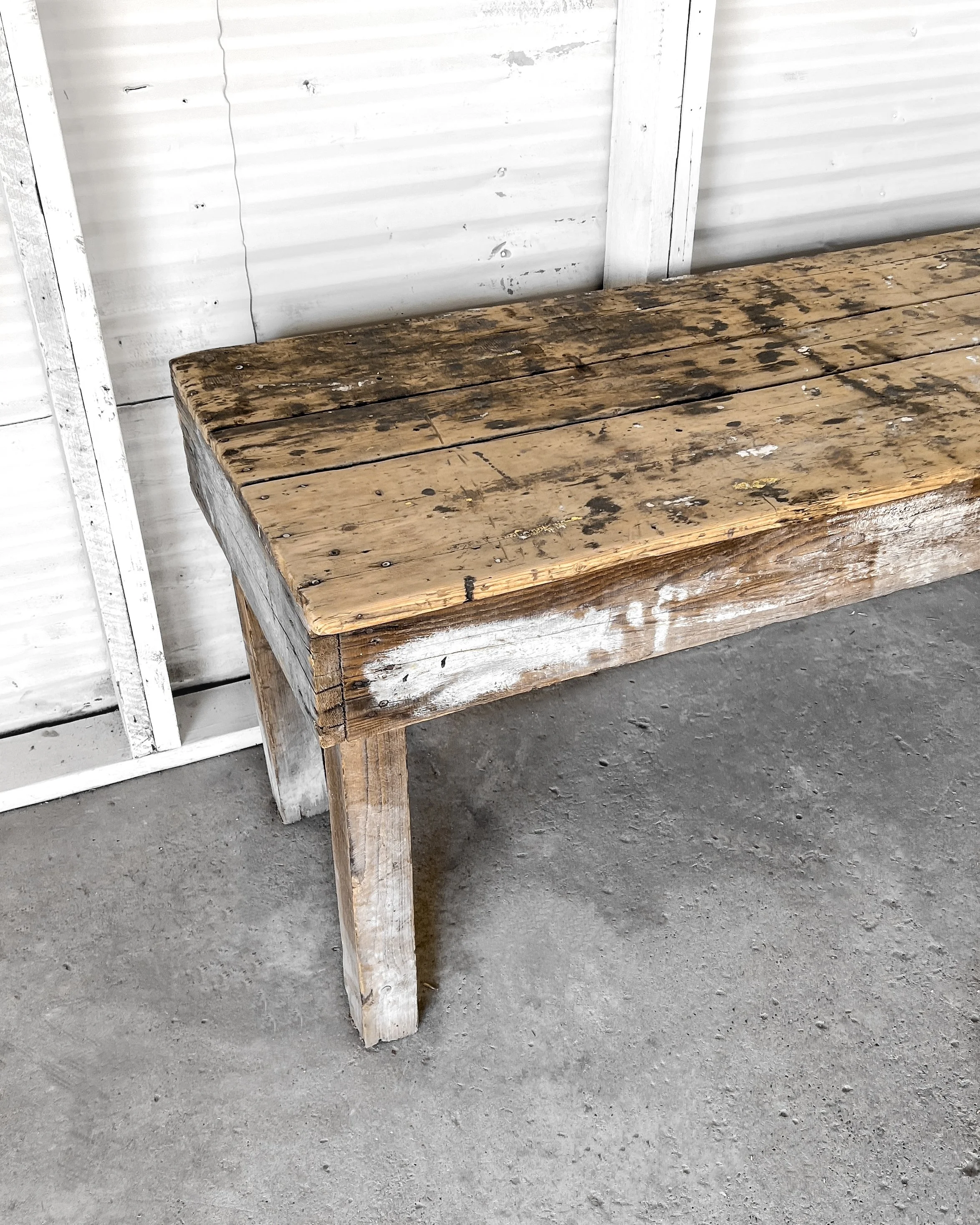 Painter's Workshop Console Table — East End Salvage