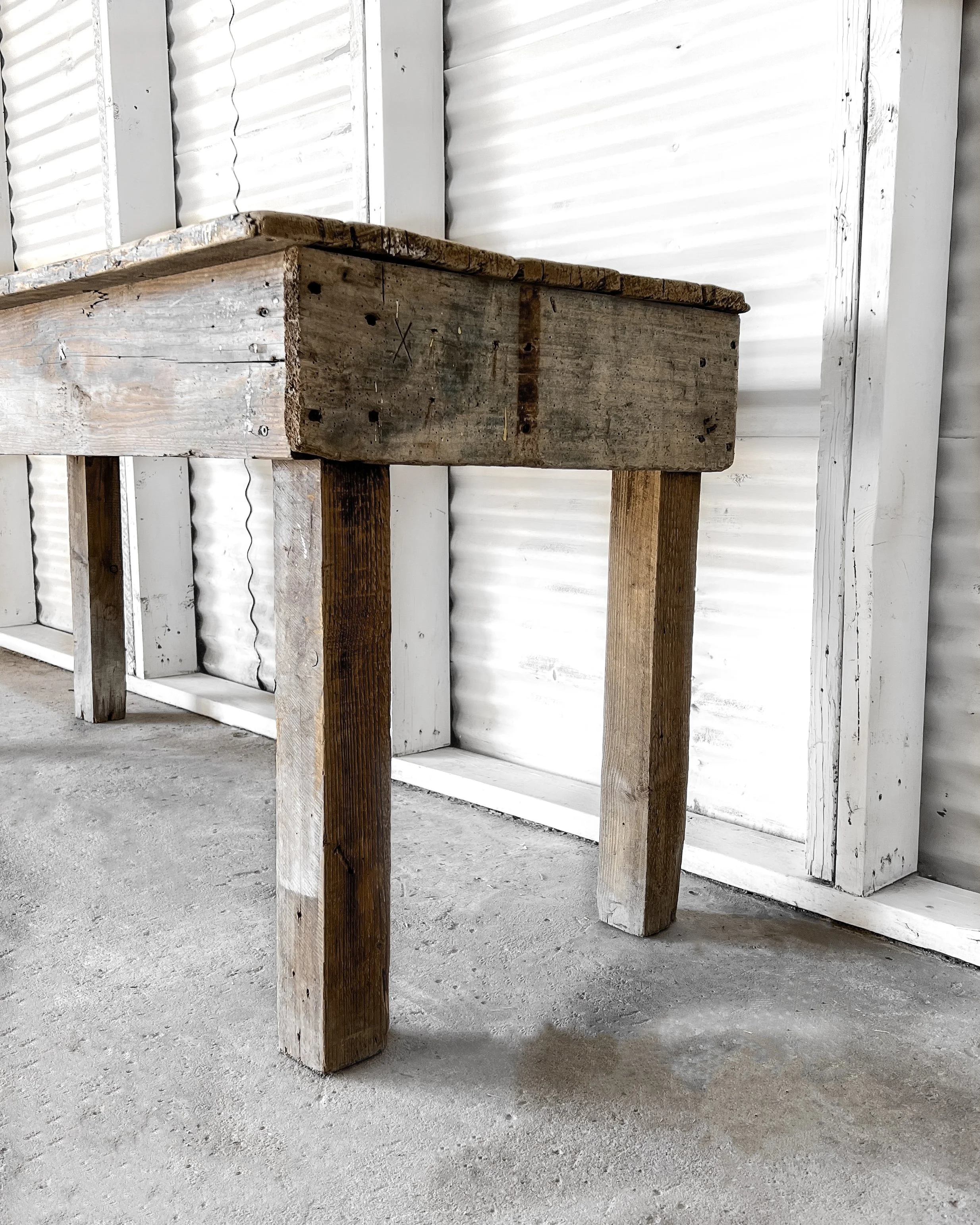 Painter's Workshop Console Table — East End Salvage