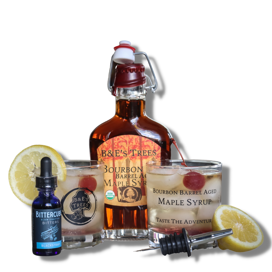 B&E's Trees Organic Bourbon Barrel Aged Maple Syrup Aged Two Years ...