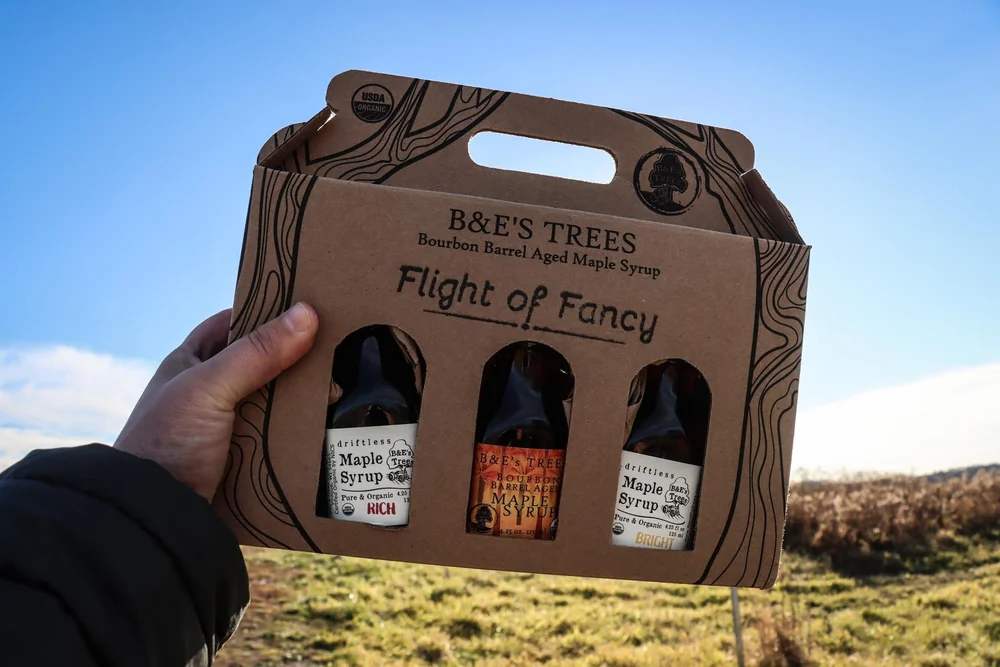 B&E's Trees Organic Bourbon Barrel Aged Maple Syrup Aged Two Years ...