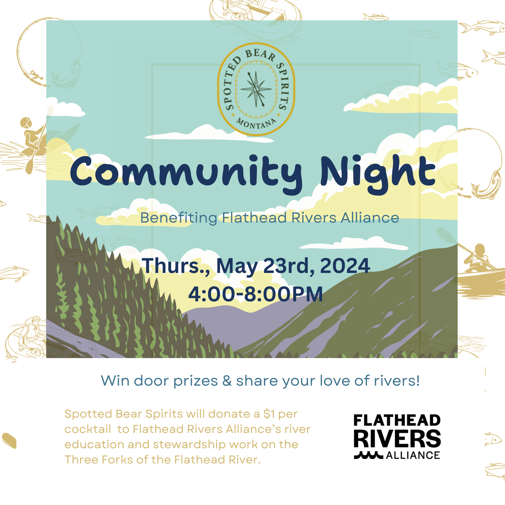 2024 Cocktails for a Purpose @ Spotted Bear Spirits — Flathead Rivers ...