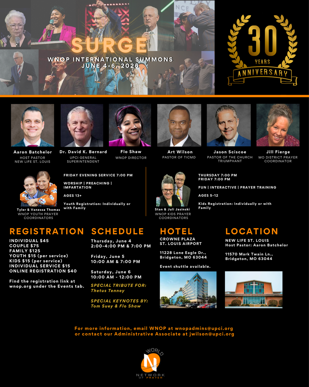 Events Calendar — World Network of Prayer