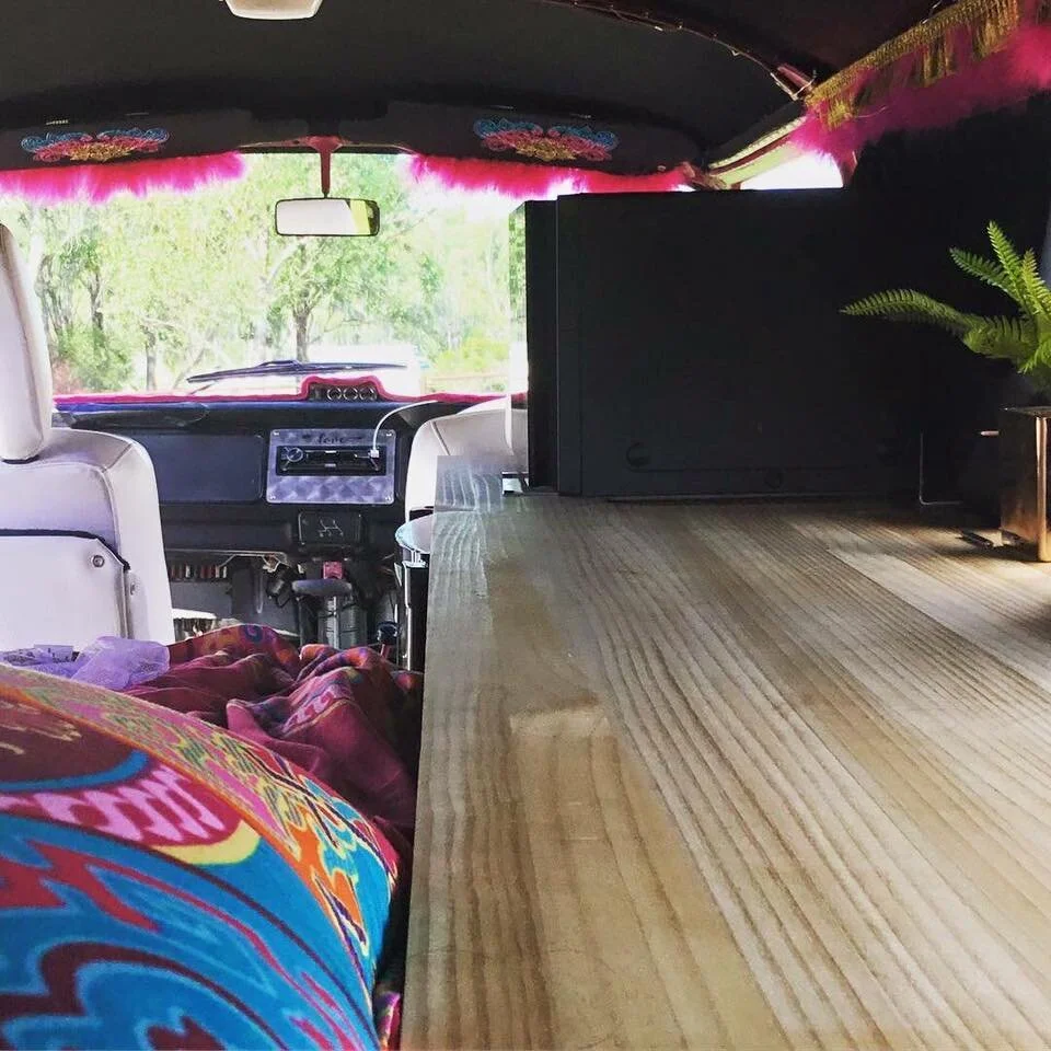 custom volkswagen camper bus — cate culp