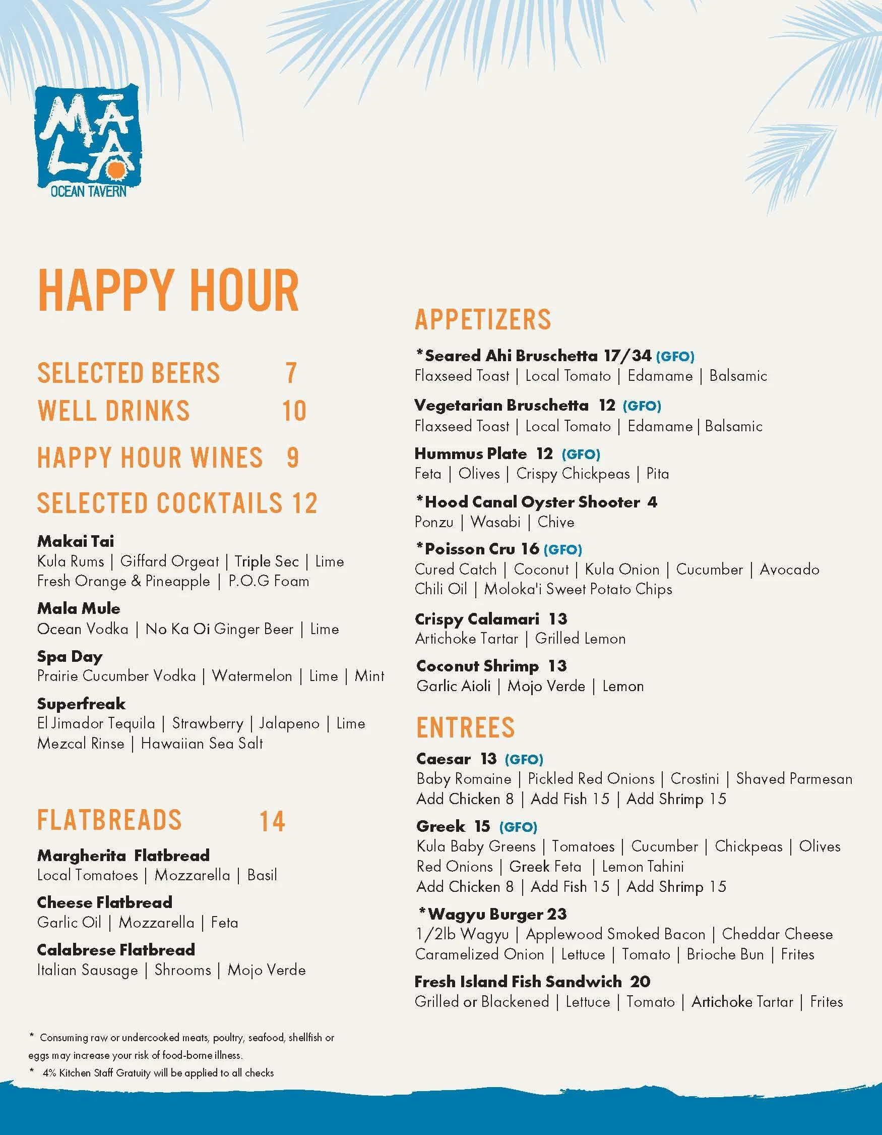 Happy Hour on Maui – Mala Ocean Tavern