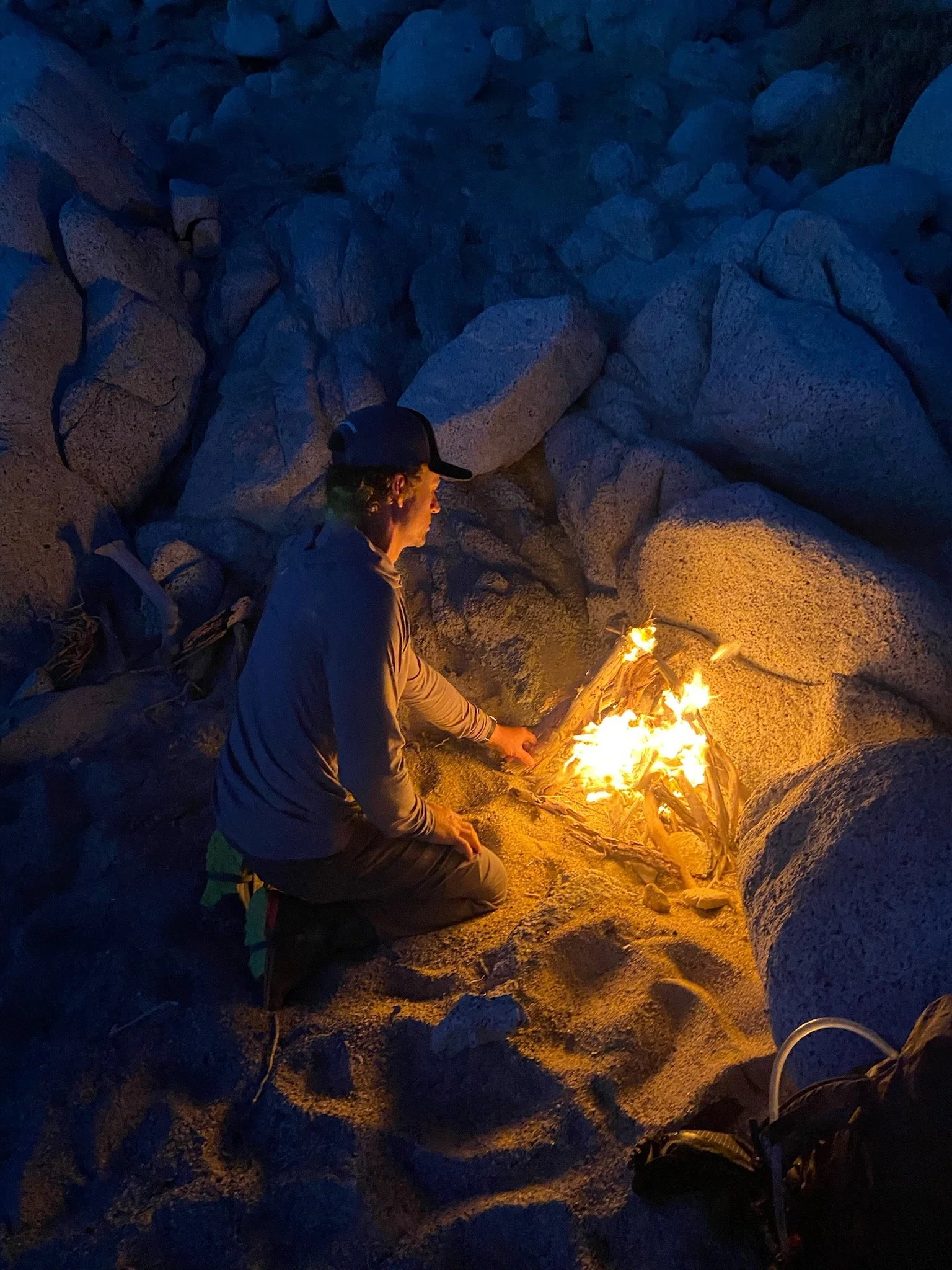 Safety team on the set of a remote backcountry TV production with ...