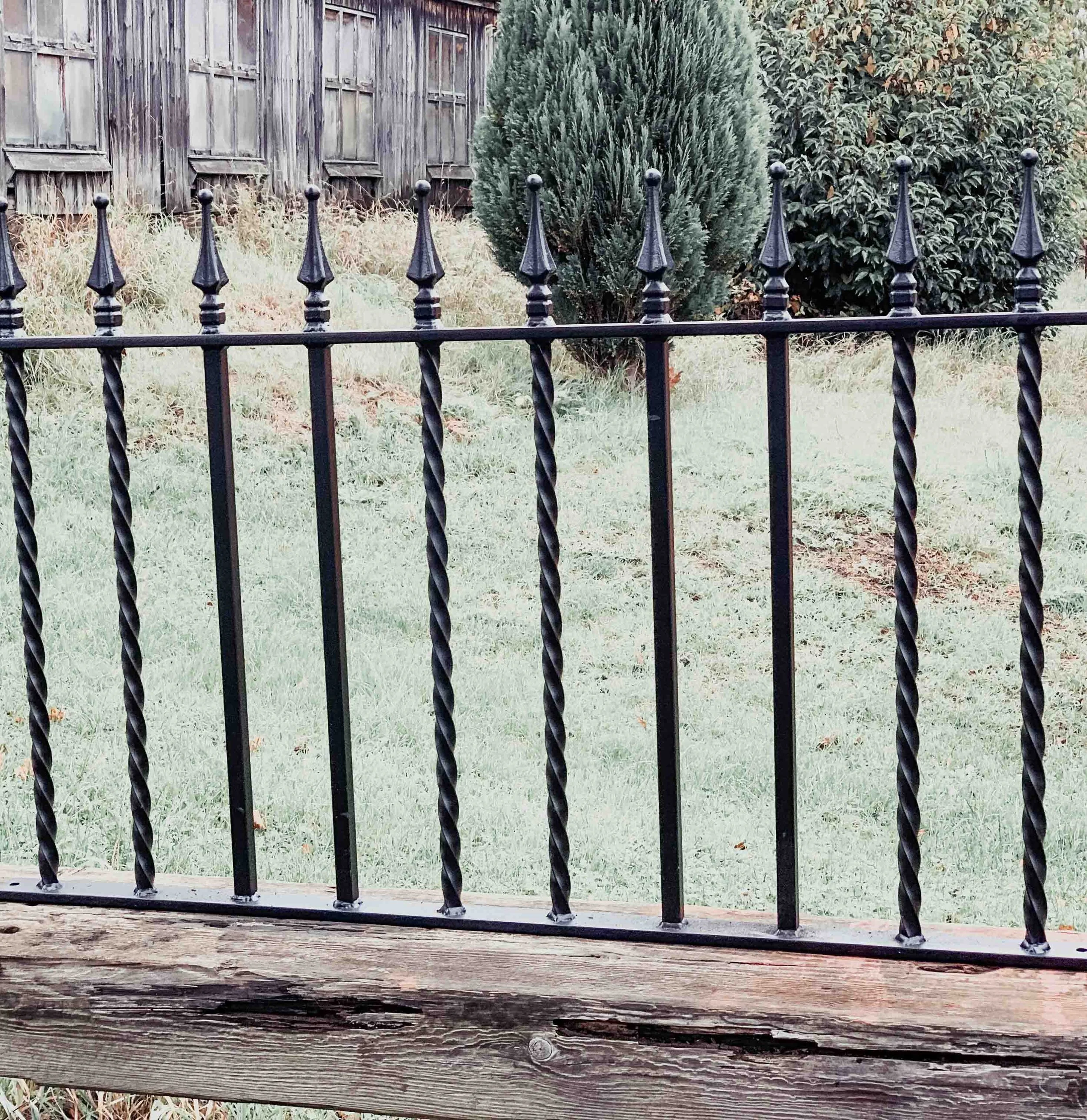 Traditional Steel Railings | Metal Estate Railings | Steel Landscaping ...