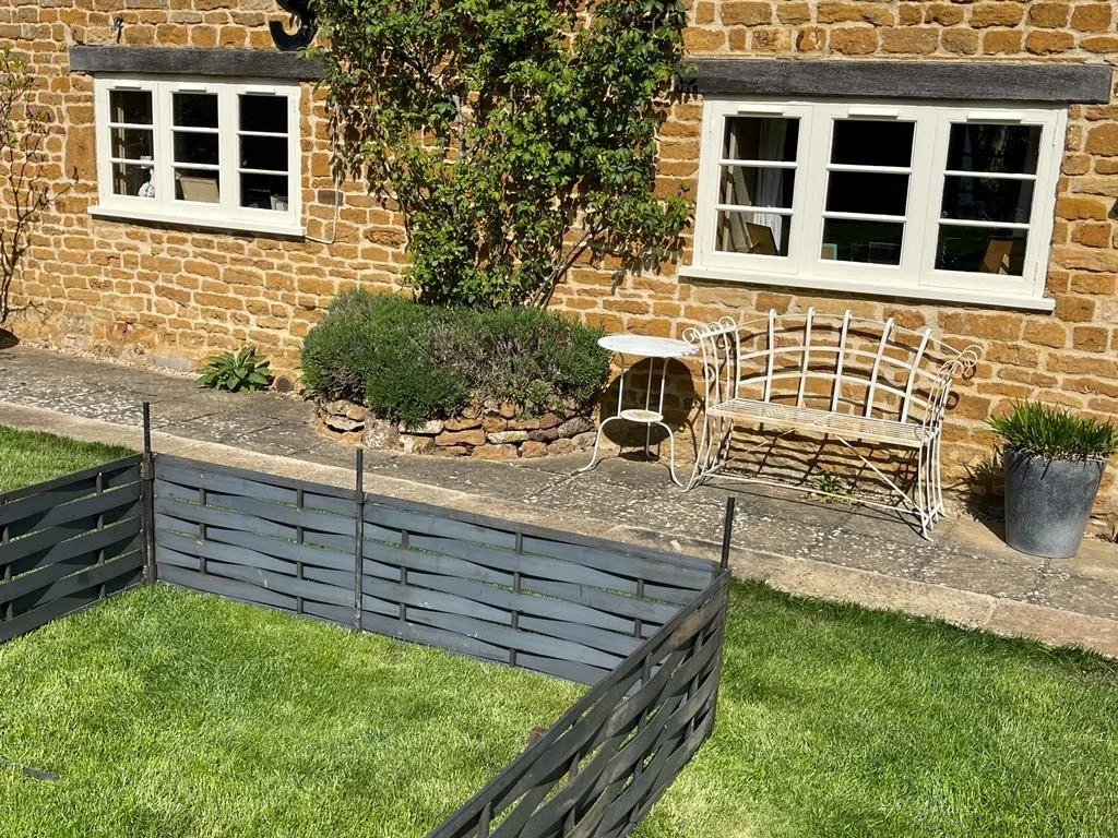 Steel Weave Fencing | Traditional Steel Fencing | Steel Landscaping Co ...