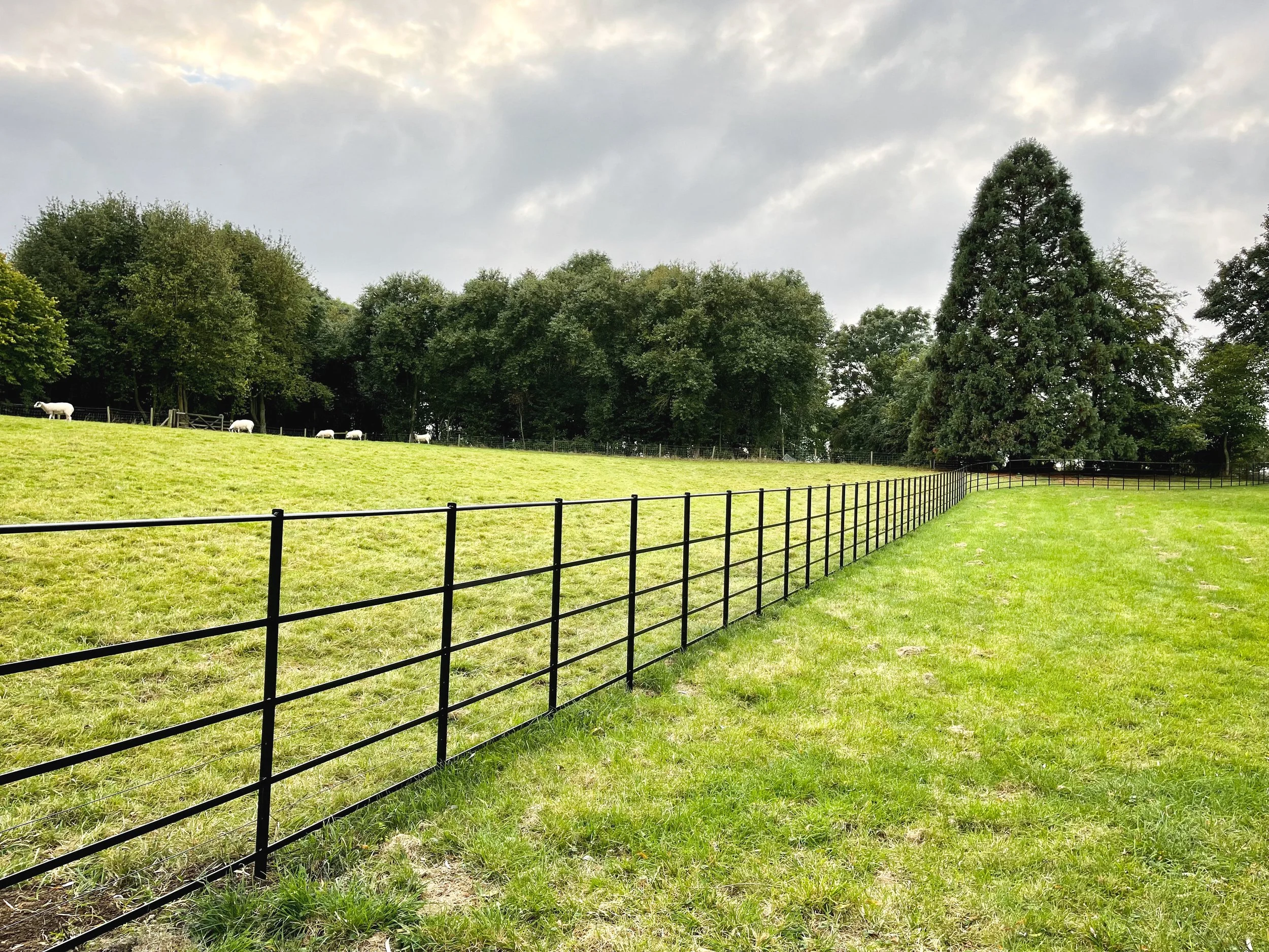 Traditional Steel Estate Fencing — Steel Landscaping Co.
