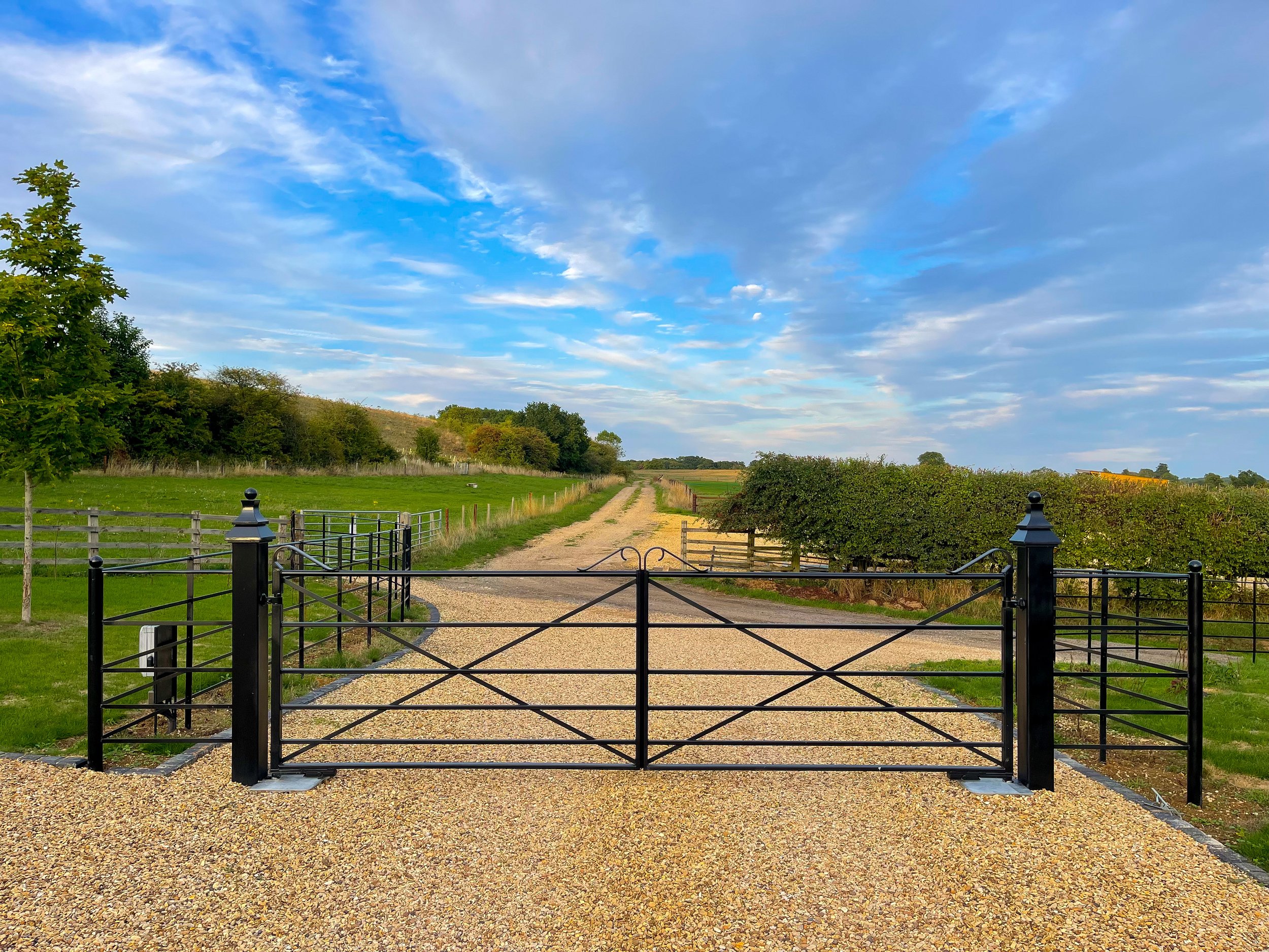 Traditional Steel Gates | Metal Gates — Steel Landscaping Co.