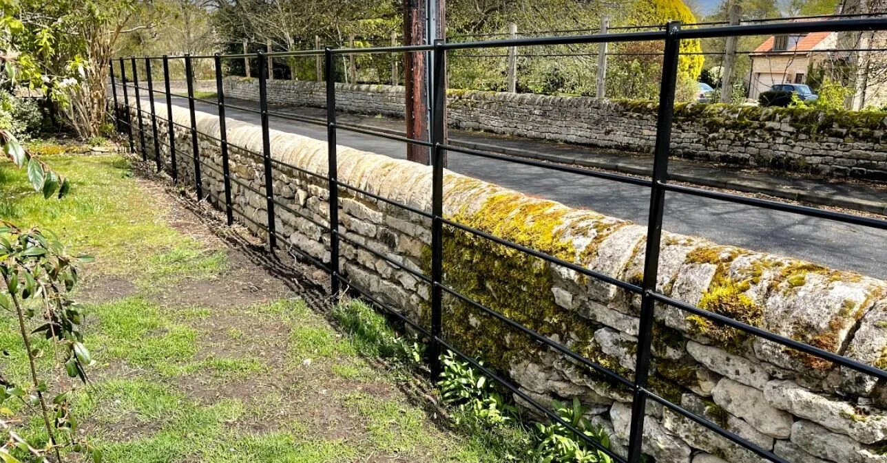 Traditional Steel Estate Fencing — Steel Landscaping Co.