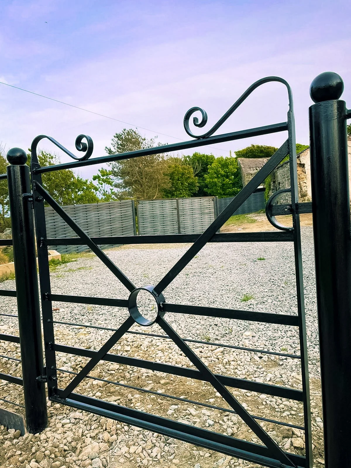 Traditional Steel Gates | Metal Gates — Steel Landscaping Co.