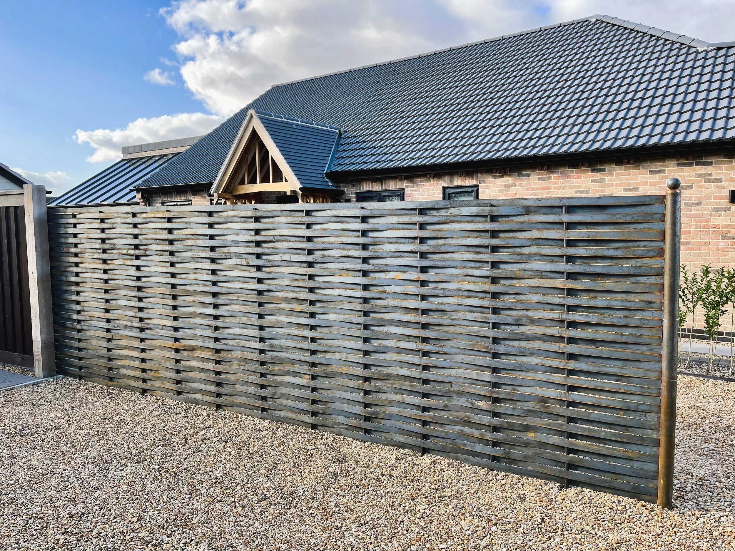 Steel Weave Fencing & Posts — Steel Landscaping Co.