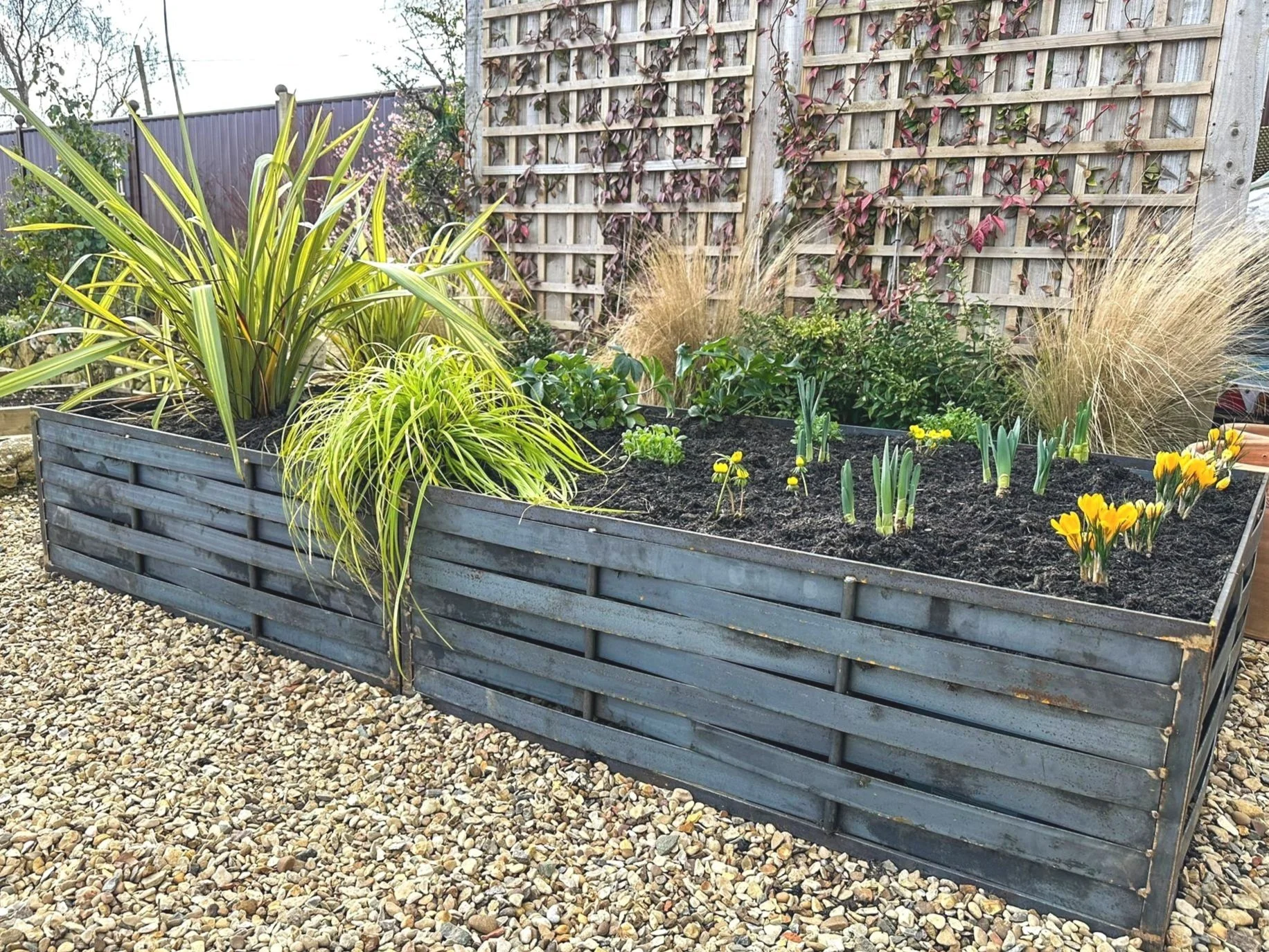 Steel Weave Raised Beds — Steel Landscaping Co.