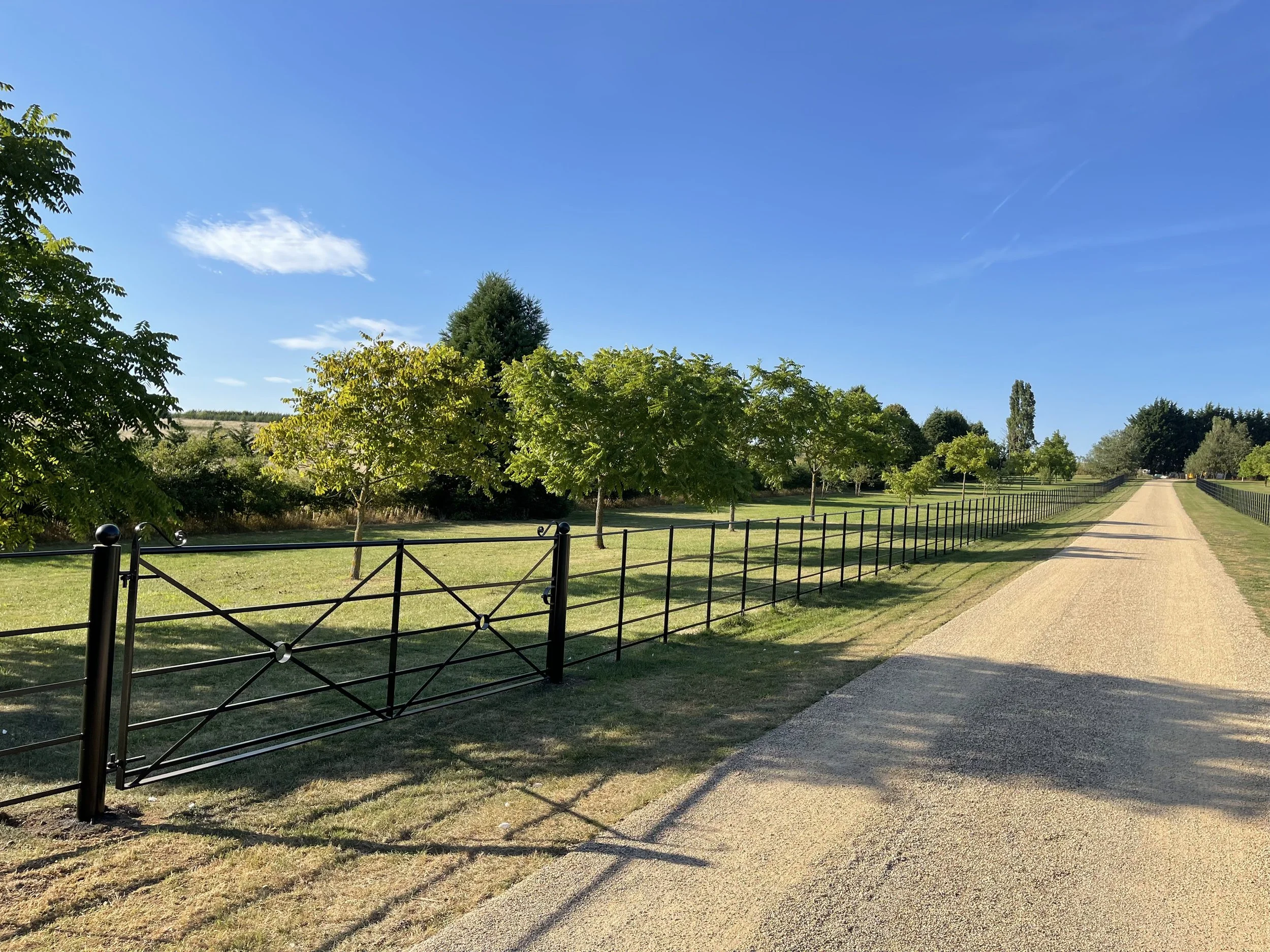 Traditional Steel Estate Fencing — Steel Landscaping Co.