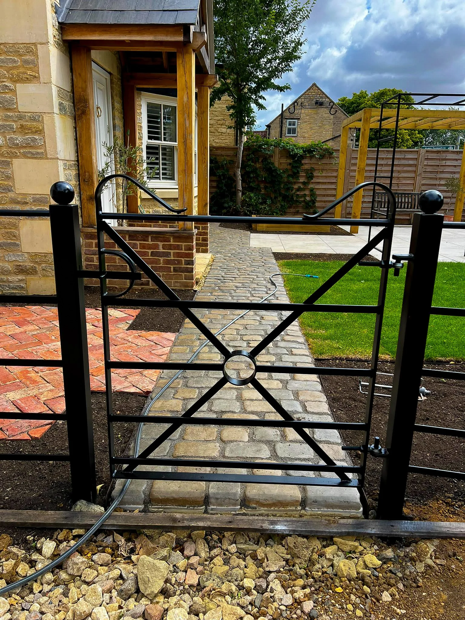 Traditional Steel Gates | Metal Gates — Steel Landscaping Co.