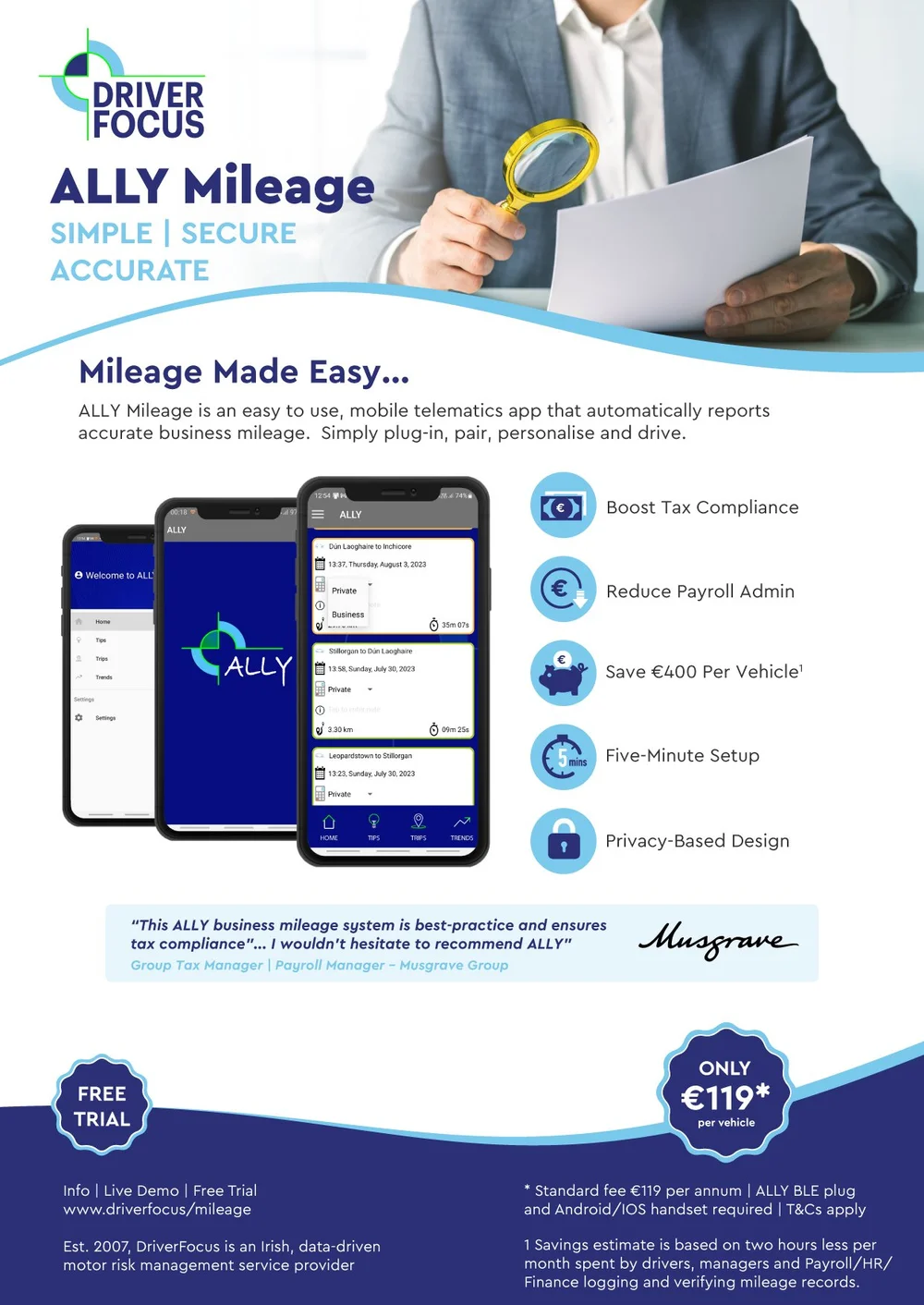 ALLY Mileage | Ireland's #1 Mileage App | easy to use, privacy-based ...