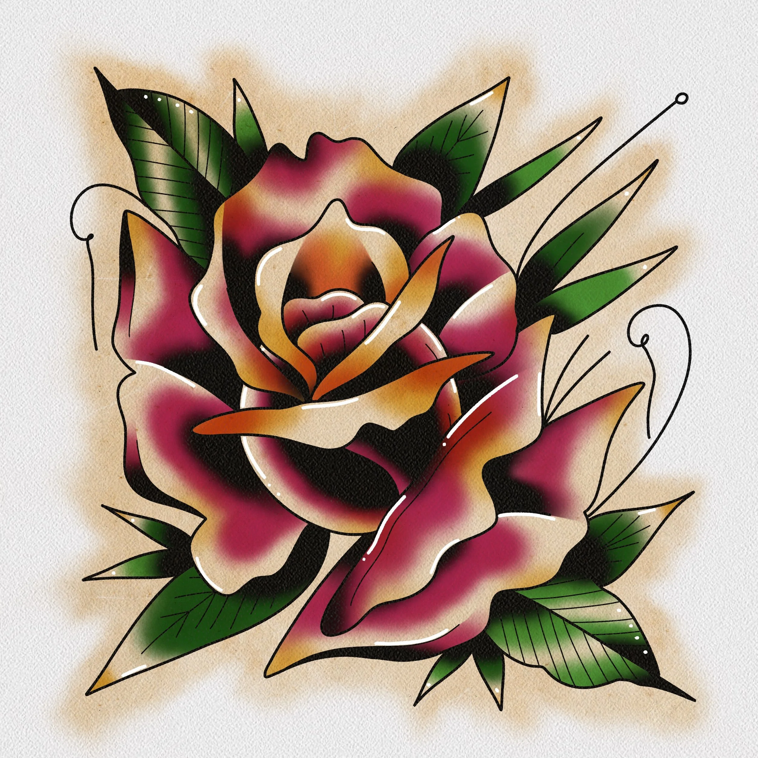 Traditional Rose Flash