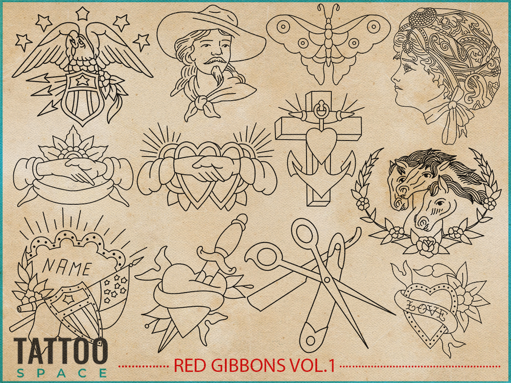 Charles Red Gibbons Traditional Brush Set
