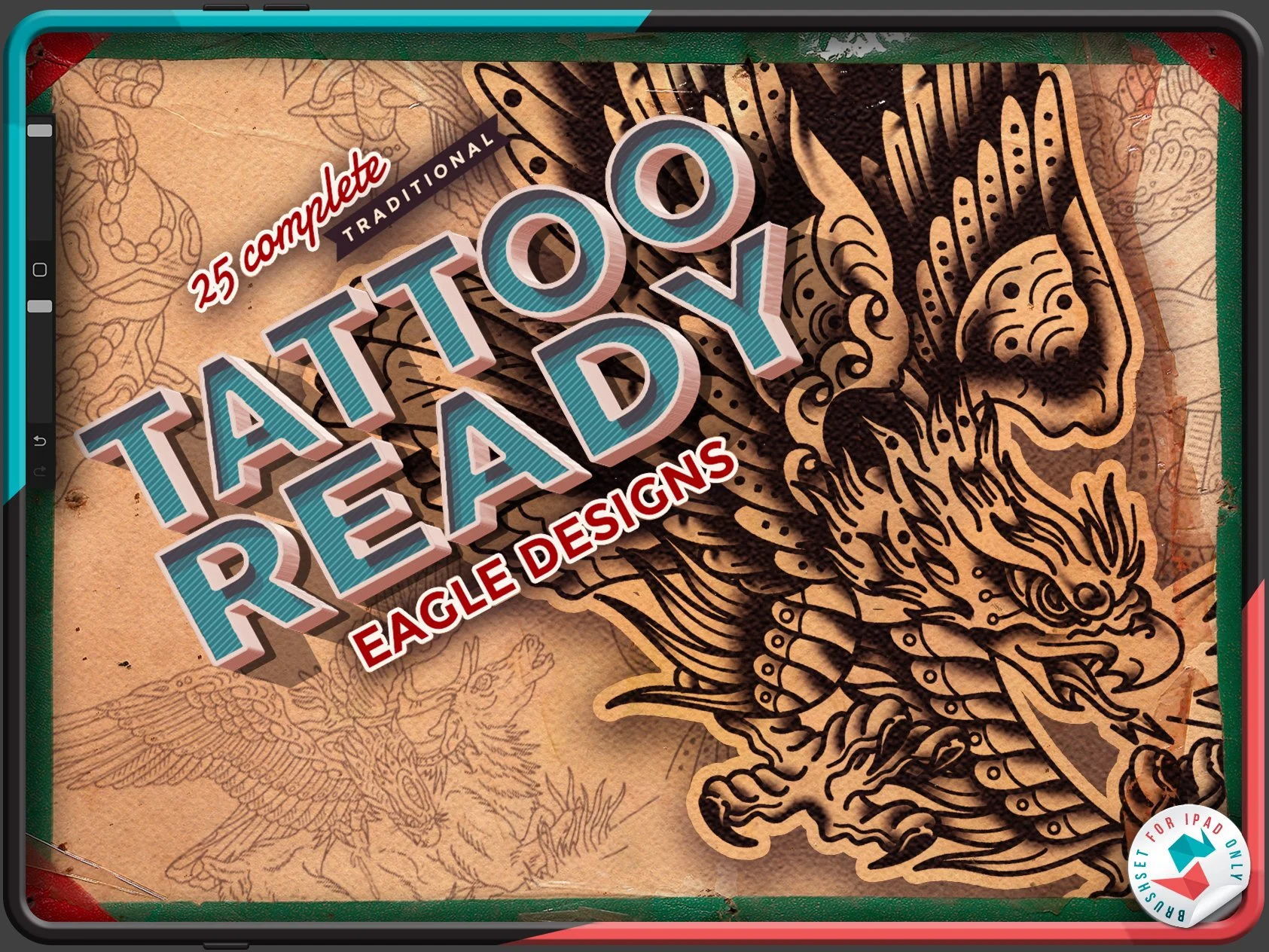 Procreate Tattoo Brushes, Stamps, Paper Textures — Tattoo Space