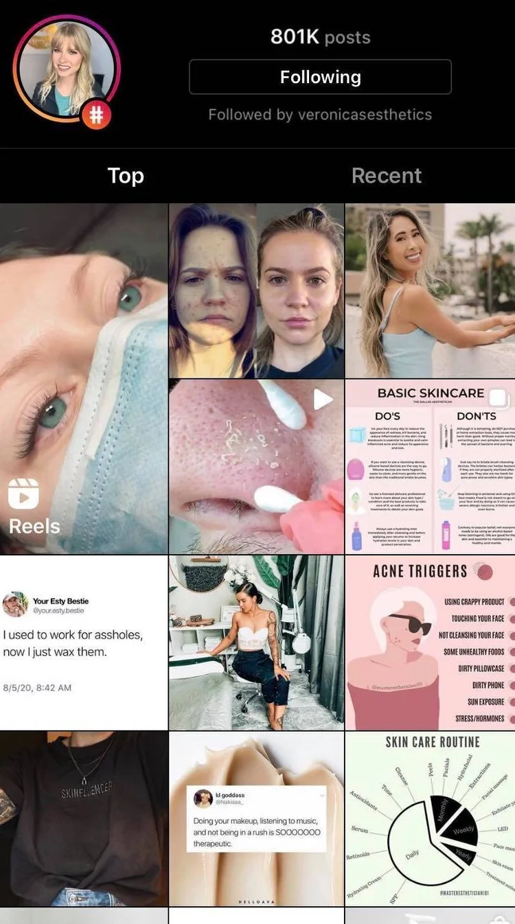 Boost Esthetician Marketing with Instagram Reels