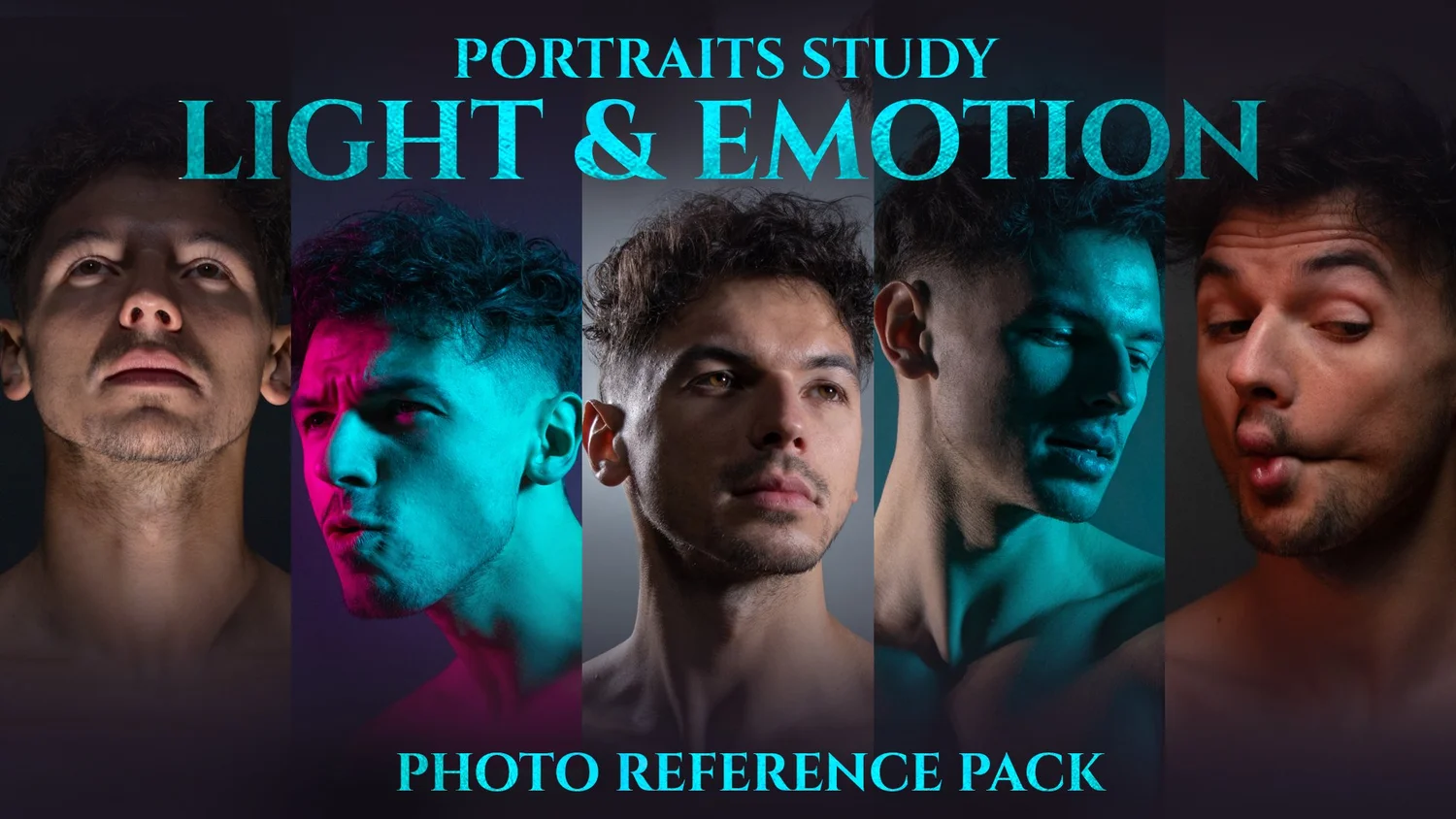A Male Portraits - Reference Photo Pack for Artists 895 JPEGs — satine ...