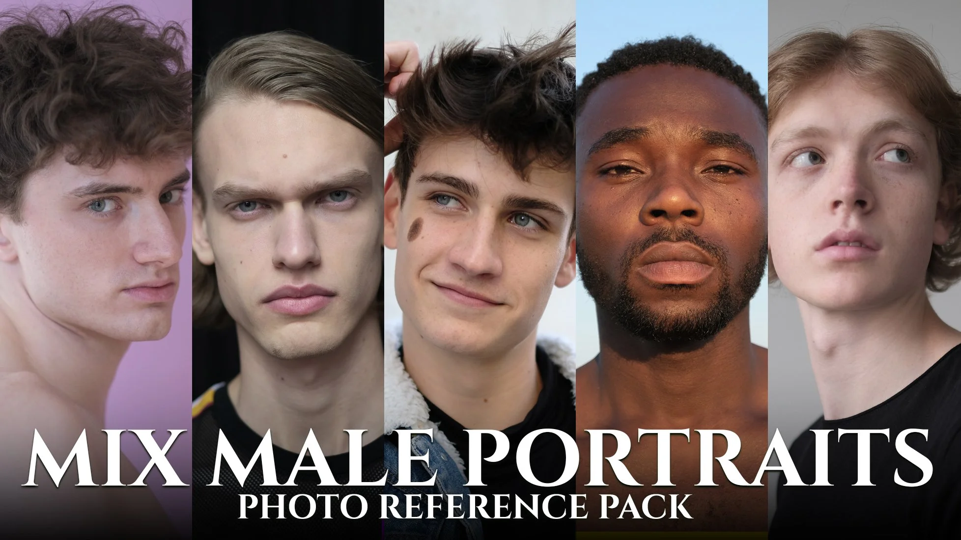 A Megapack of Portraits- Photo Reference For Artists 1357 JPEGs ...