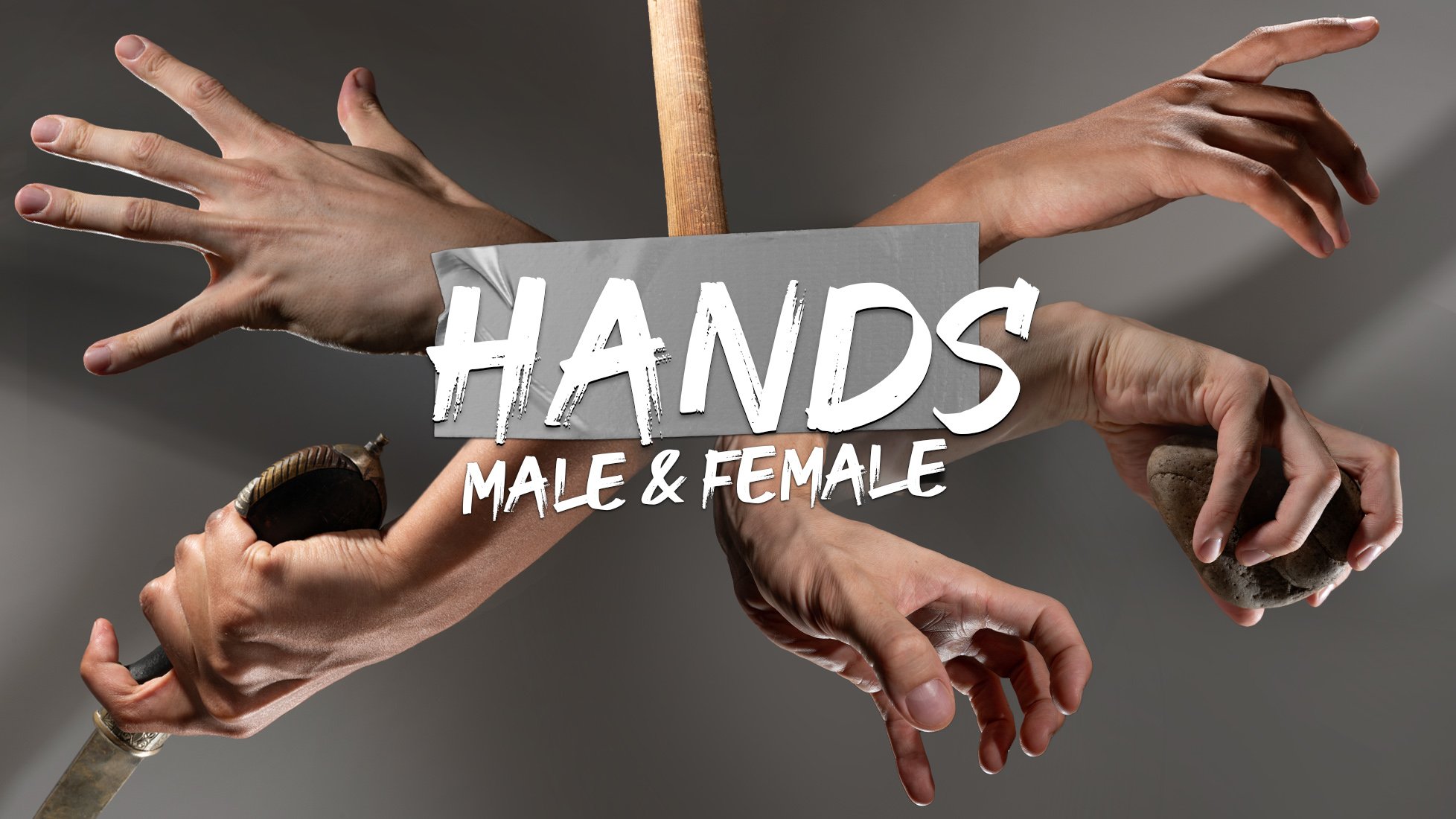 Hands- Photo Reference Pack For Artists 587 JPEGs — satine zillah
