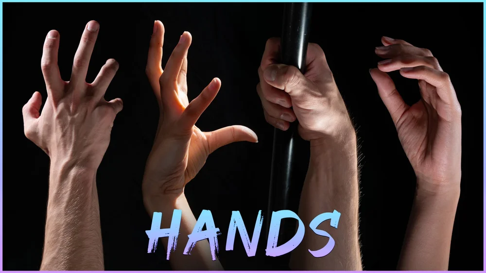 Hands- Male & Female- Photo Reference Pack For Artists- 735 JPEGs ...