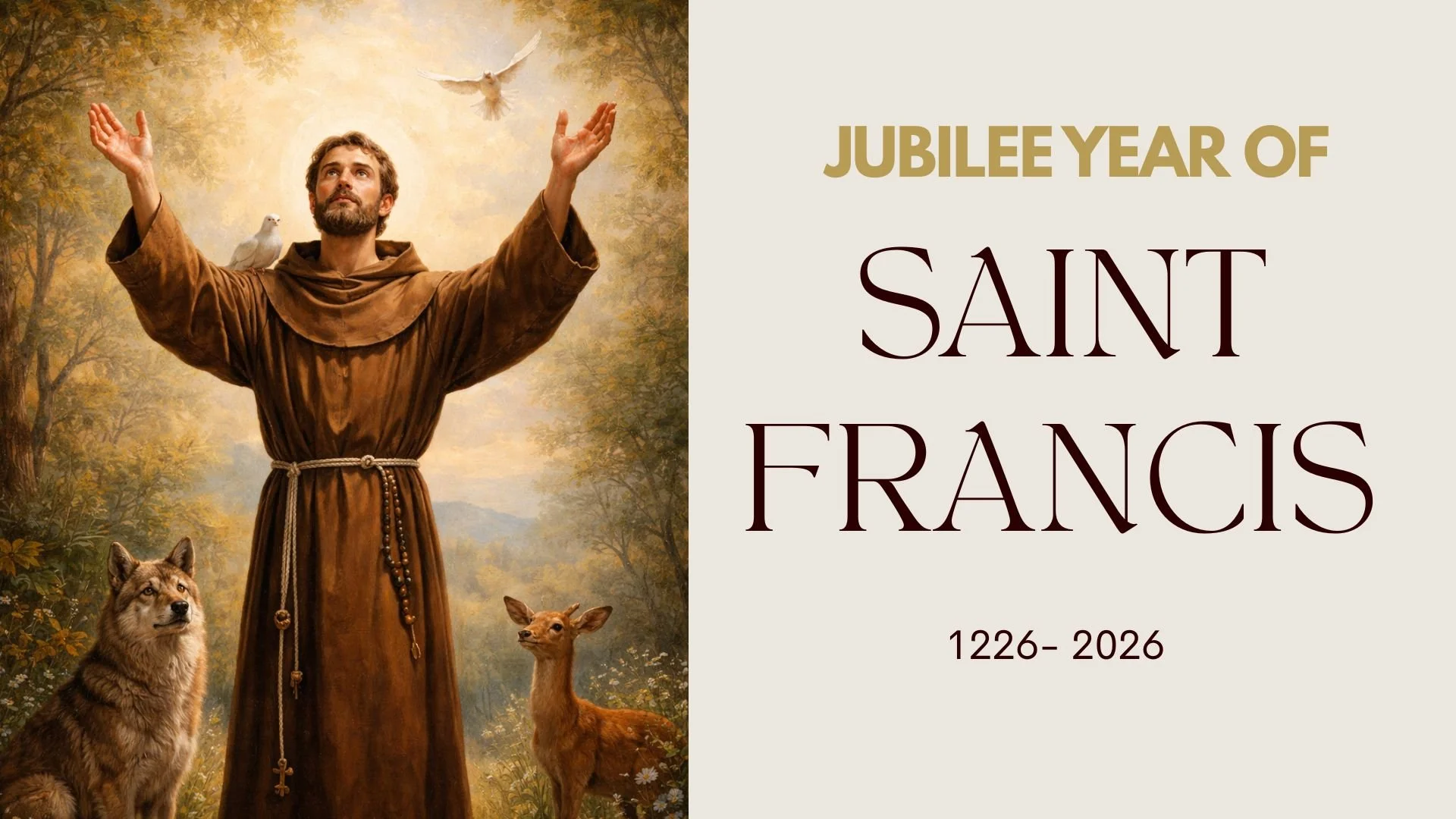 A Franciscan Jubilee Year for the 800 th Anniversary of the Passing of ...